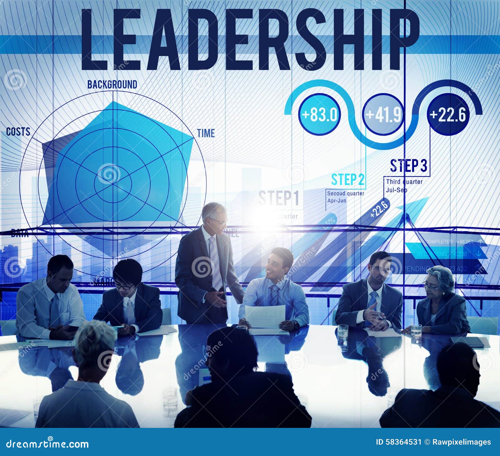 Leadership Management Responsibility Inspire Concept Stock Image ...