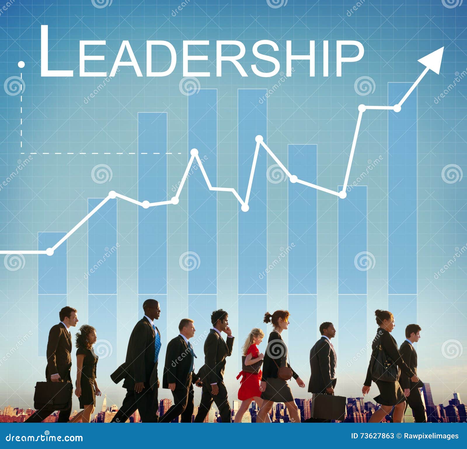 Leadership Management Skills Leader Support Concept Stock Image - Image ...