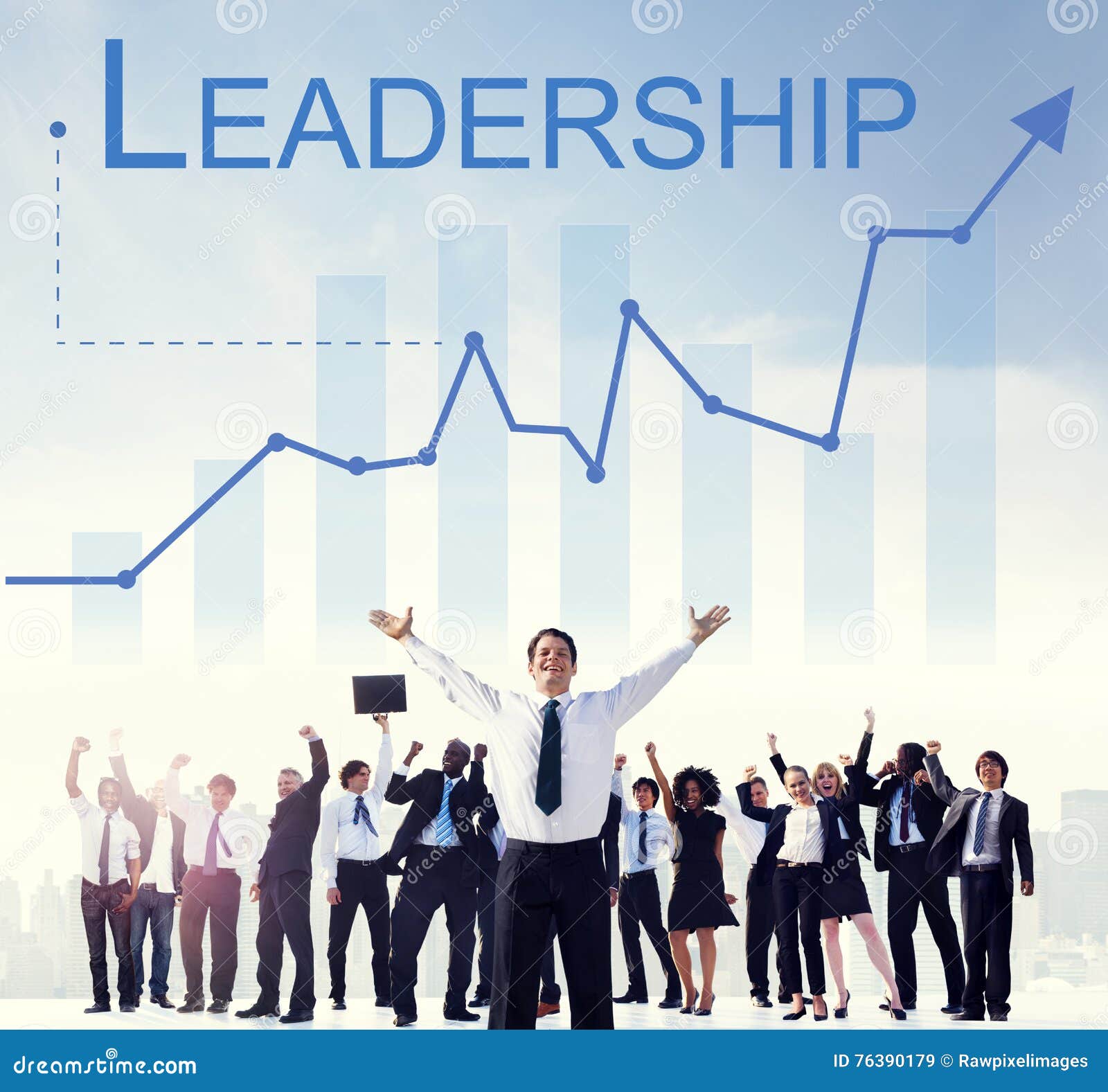 Leadership Management Skills Leader Support Concept Stock Image - Image ...