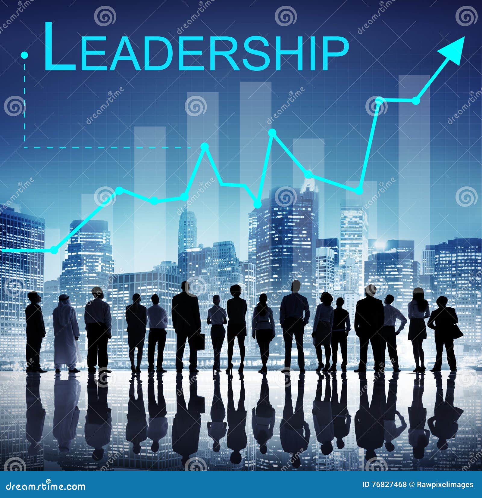 Leadership Management Skills Leader Support Concept Stock Photo - Image ...