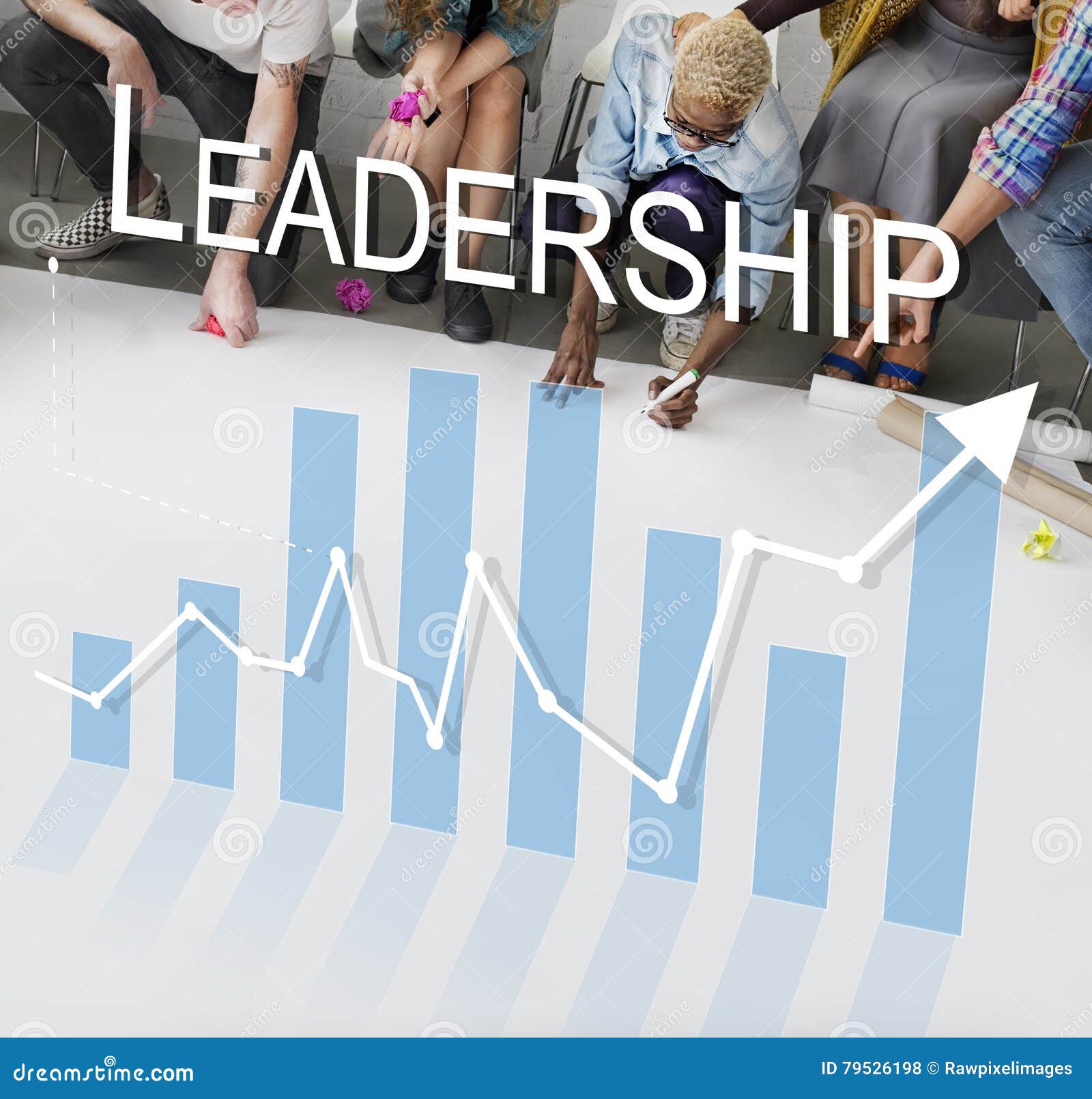 Leadership Management Skills Leader Support Concept Stock Photo - Image ...