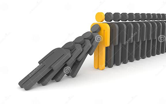 Leadership metaphor stock illustration. Illustration of information ...