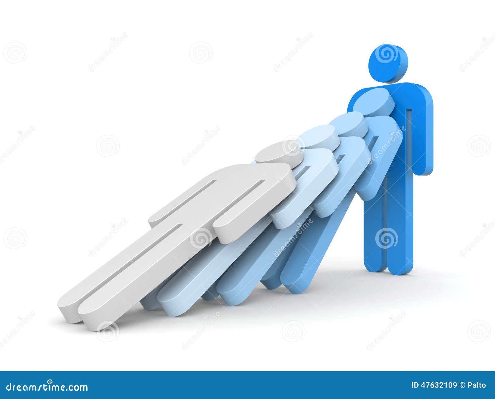Leadership metaphor stock illustration. Illustration of individual ...