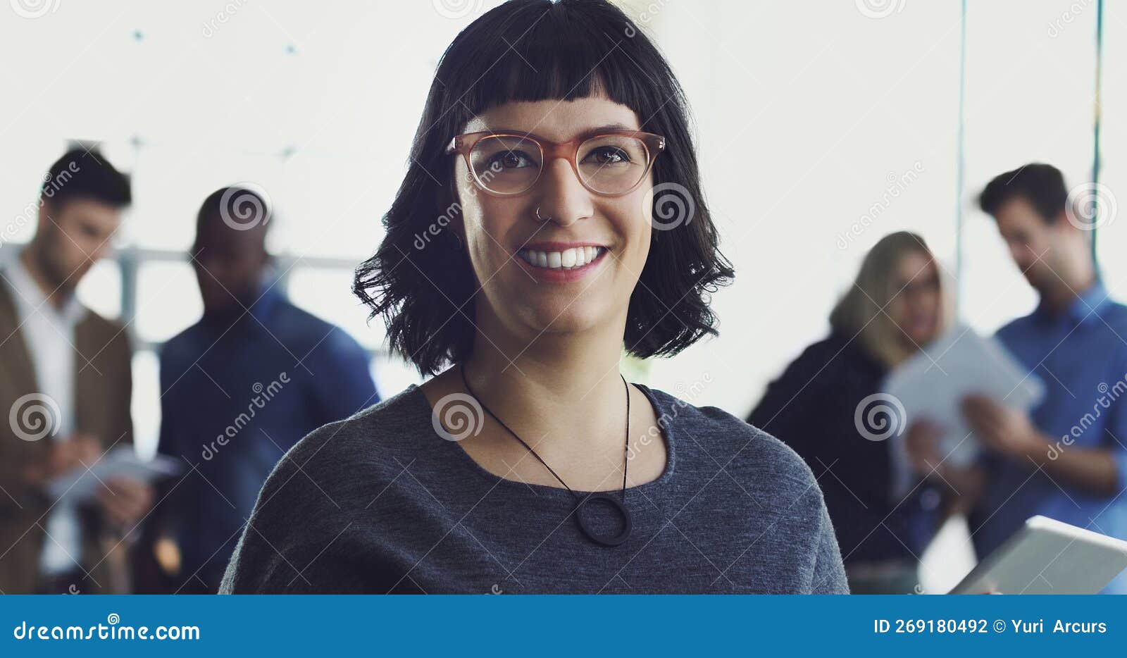 Leadership Portrait And Business Woman In The Office With Confidence