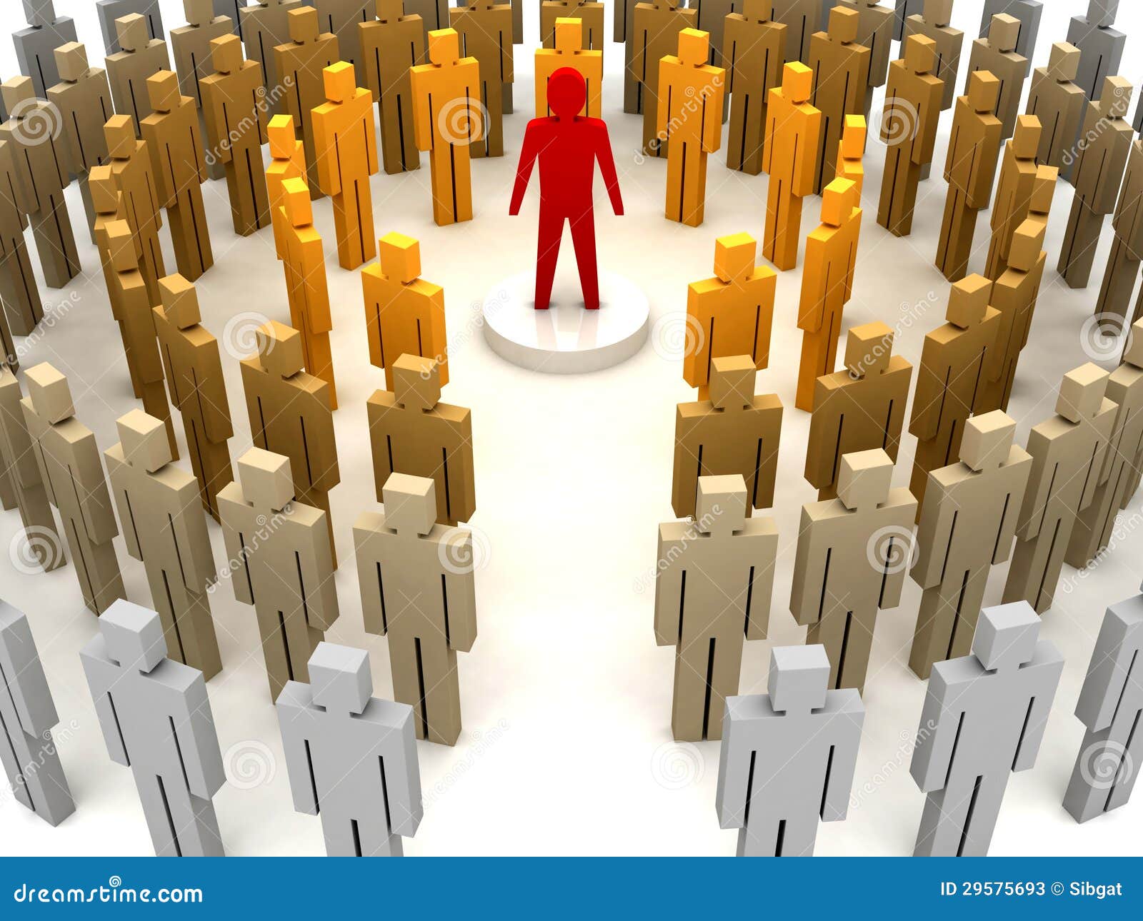 Leadership power. stock illustration. Illustration of idea - 29575693