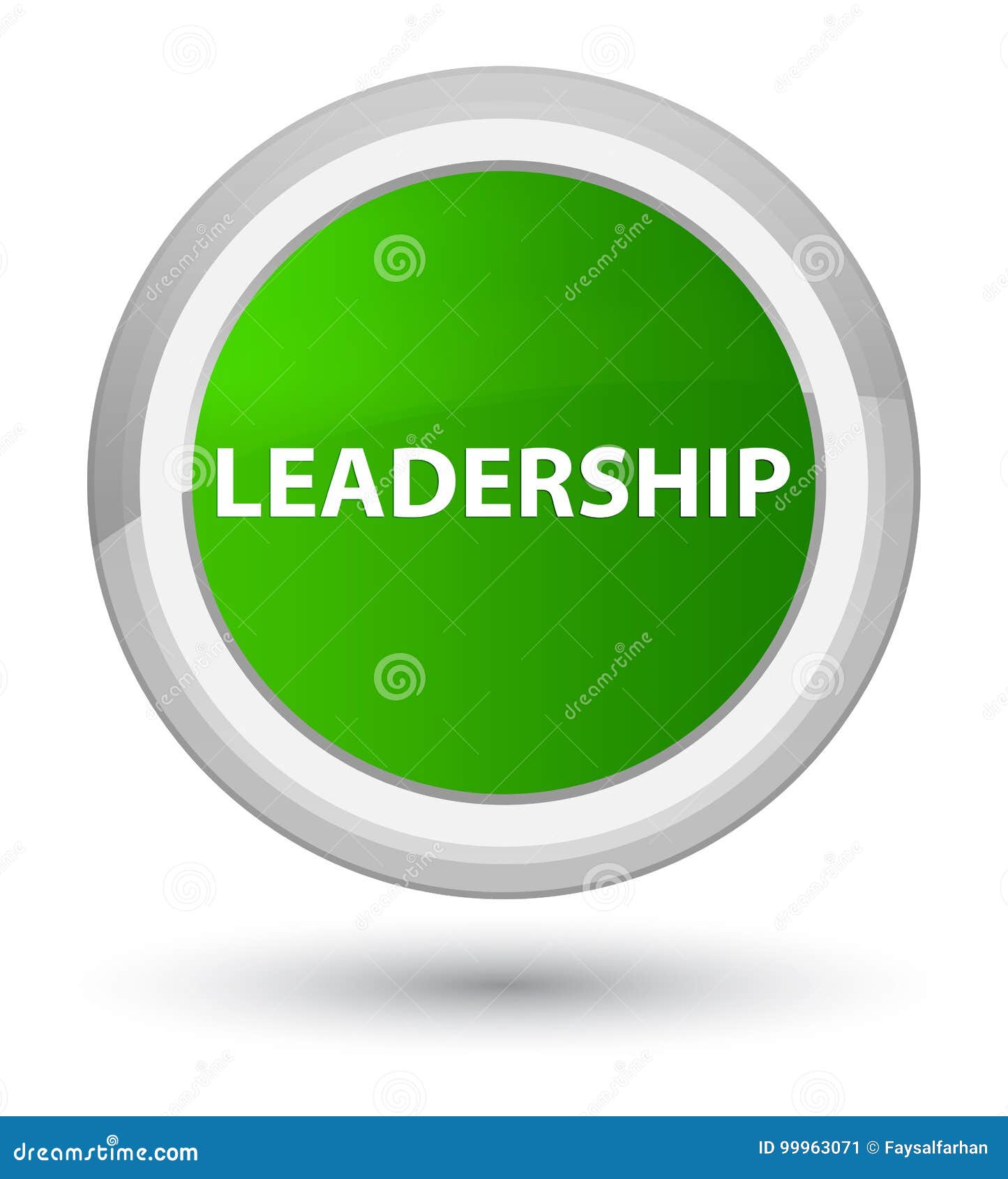Leadership Prime Green Round Button Stock Illustration - Illustration ...