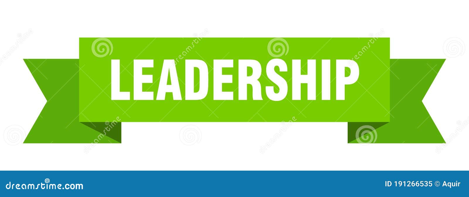 Leadership ribbon. stock vector. Illustration of element - 191266535