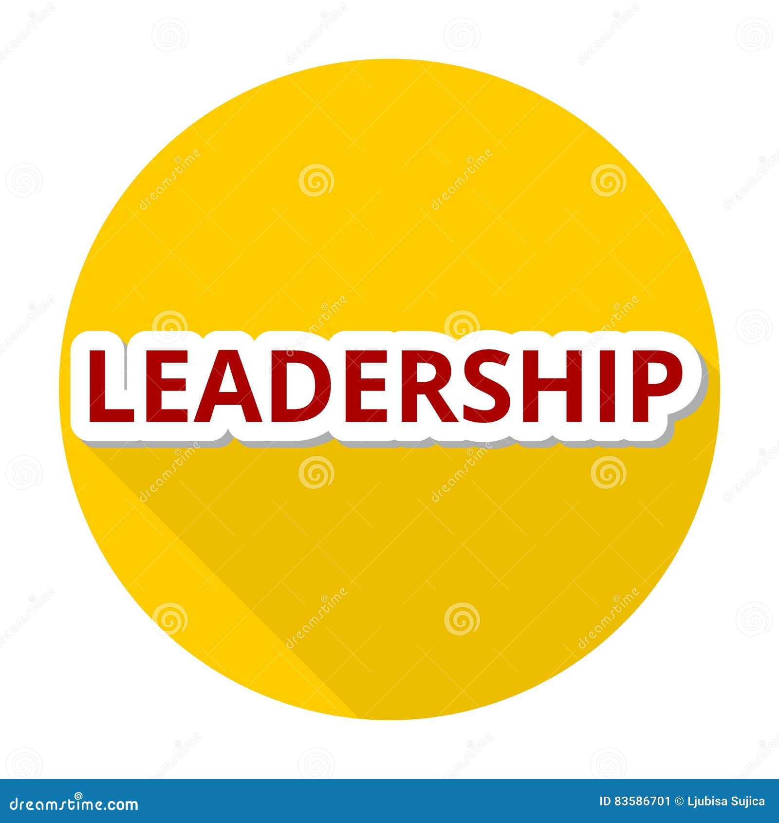 Leadership sign stock vector. Illustration of business - 83586701
