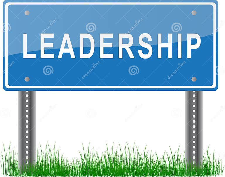 Leadership Signpost stock vector. Illustration of illustrator - 7956157
