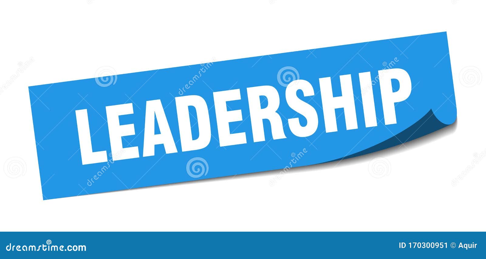 Leadership Sticker. Leadership Square Sign Stock Vector - Illustration ...