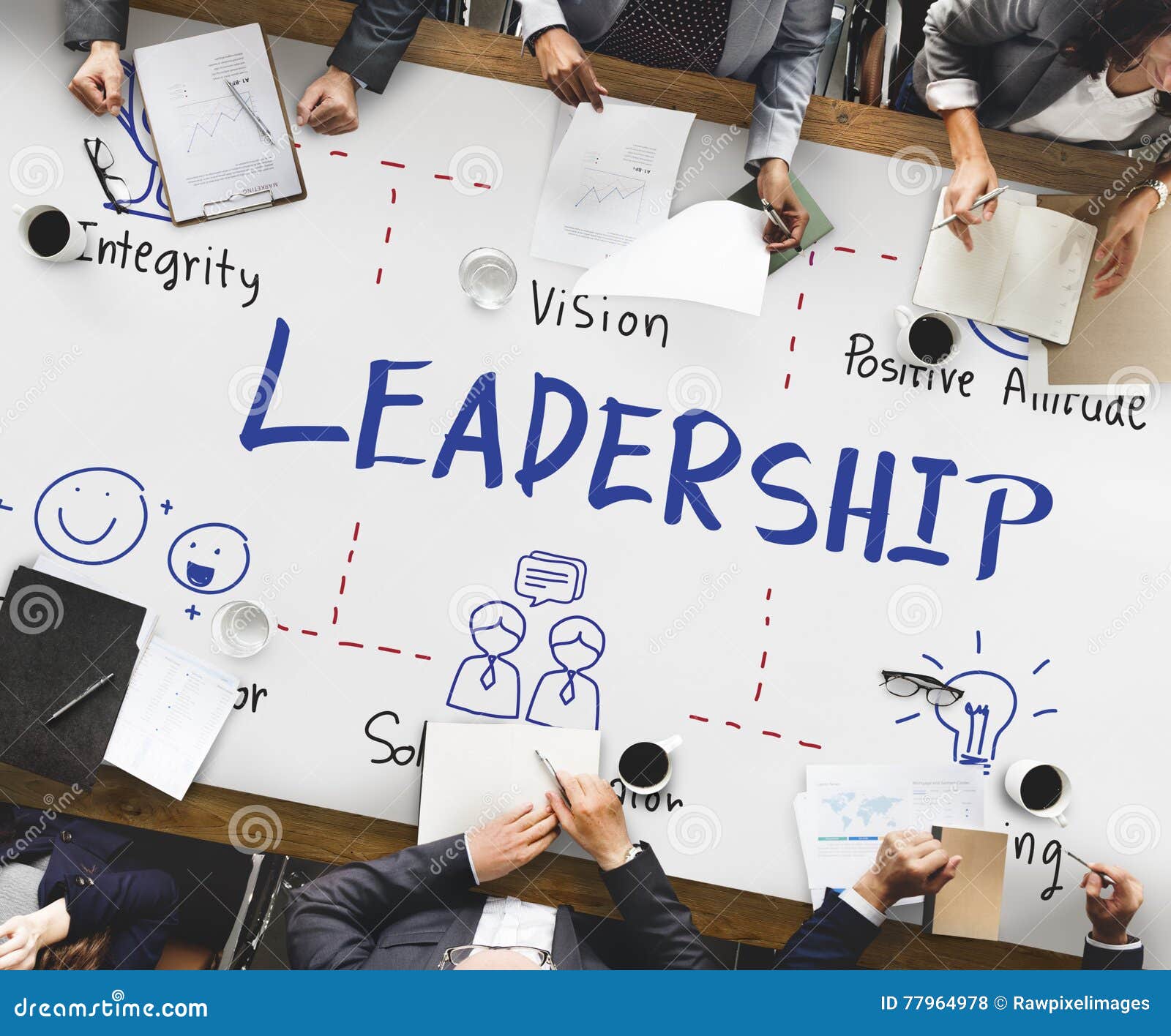 Leadership Success Skills Drawing Graphic Concept Stock Photo - Image ...