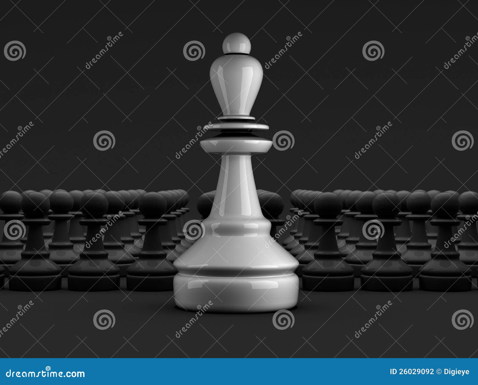 Leadership Symbol - Chess Figures Stock Illustration - Illustration of ...