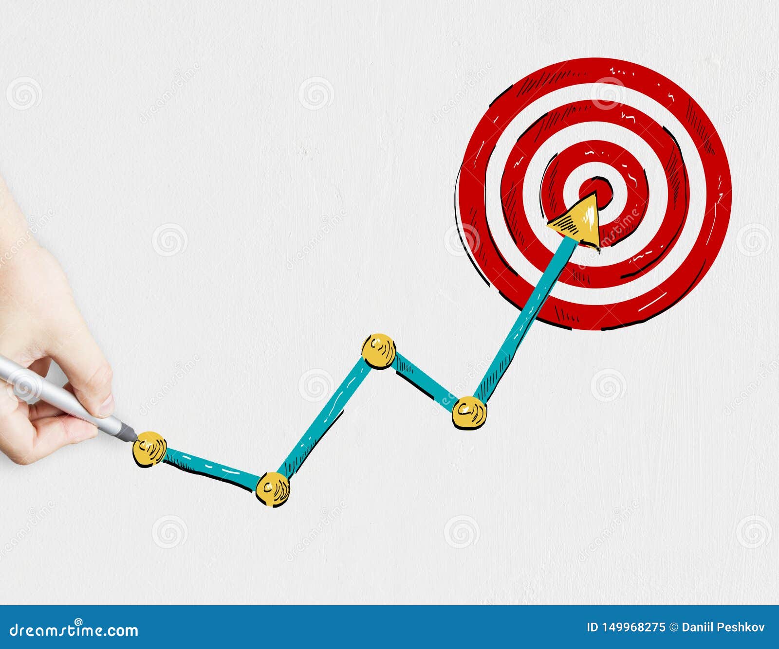 Leadership and Targeting Concept Stock Image - Image of business ...