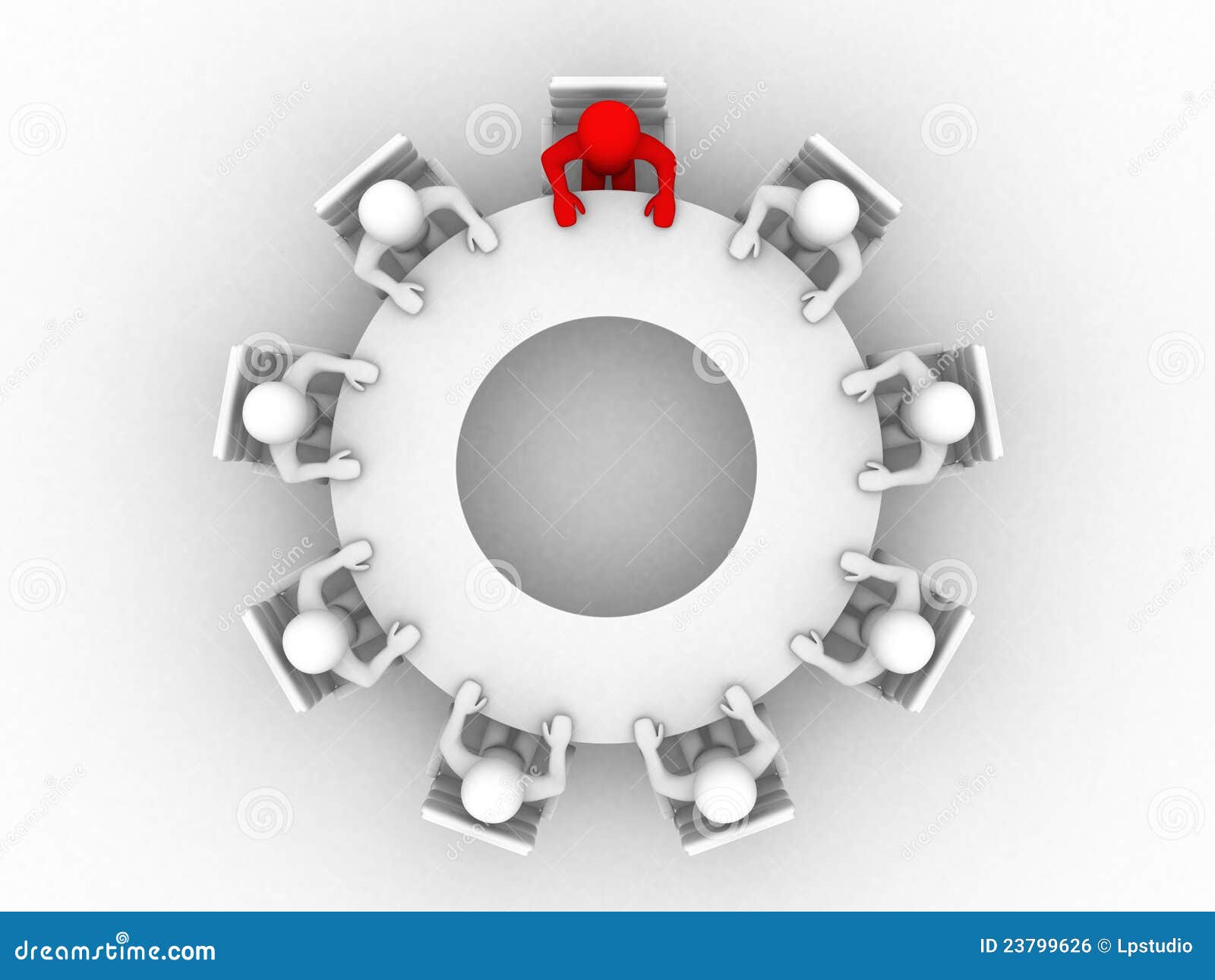 Leadership and Team at Conference Table. Stock Photo - Image of chairs ...