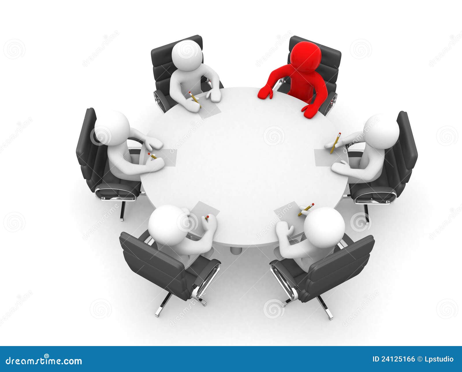 Leadership and Team at Conference Table Stock Photo - Image of meeting ...