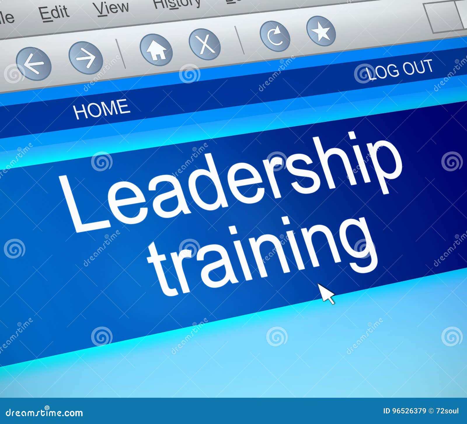 Leadership Training Concept. Stock Illustration - Illustration of ...