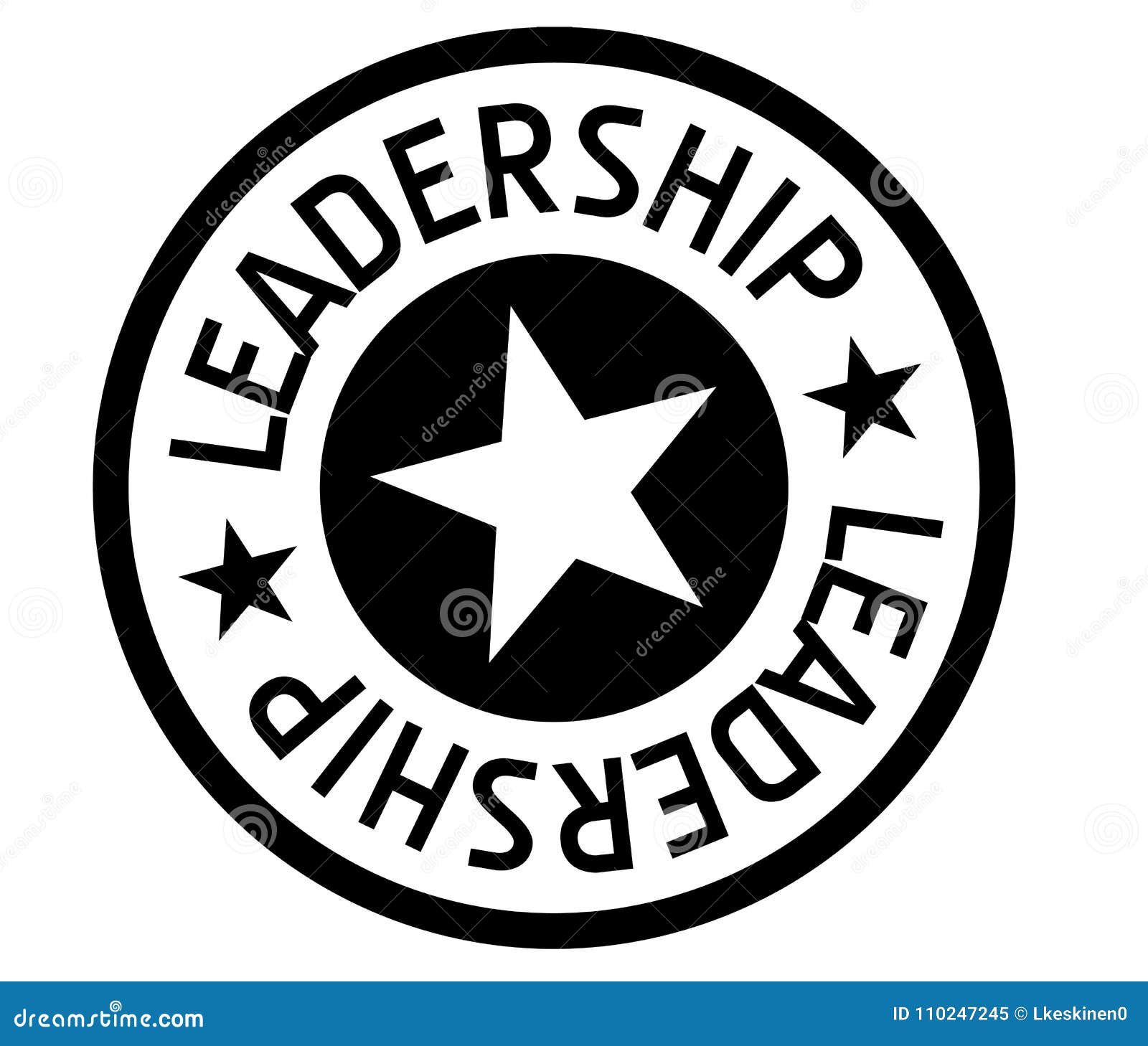 Leadership Typographic Stamp Stock Vector - Illustration of business ...