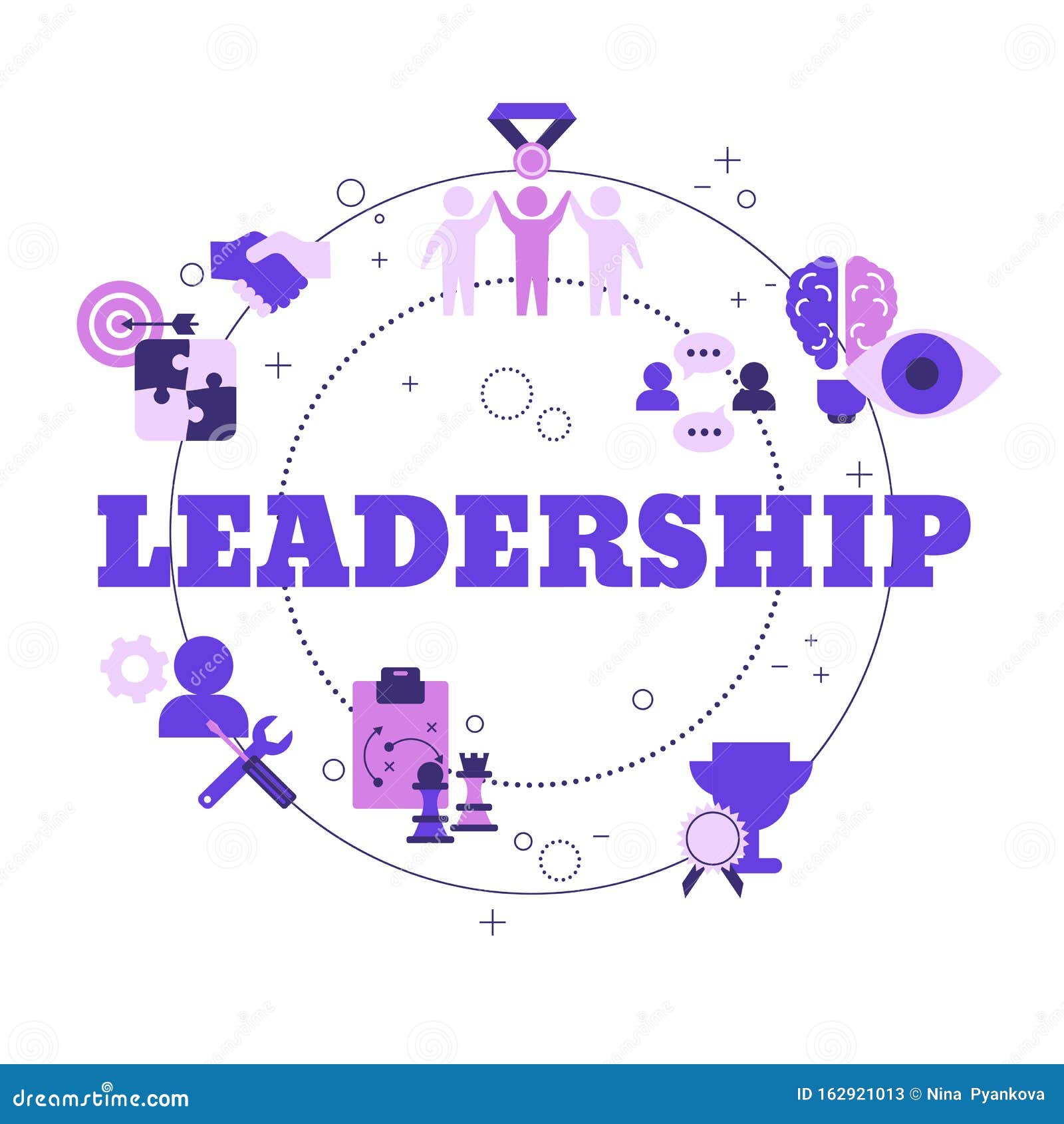 Leadership vector concept stock vector. Illustration of career - 162921013