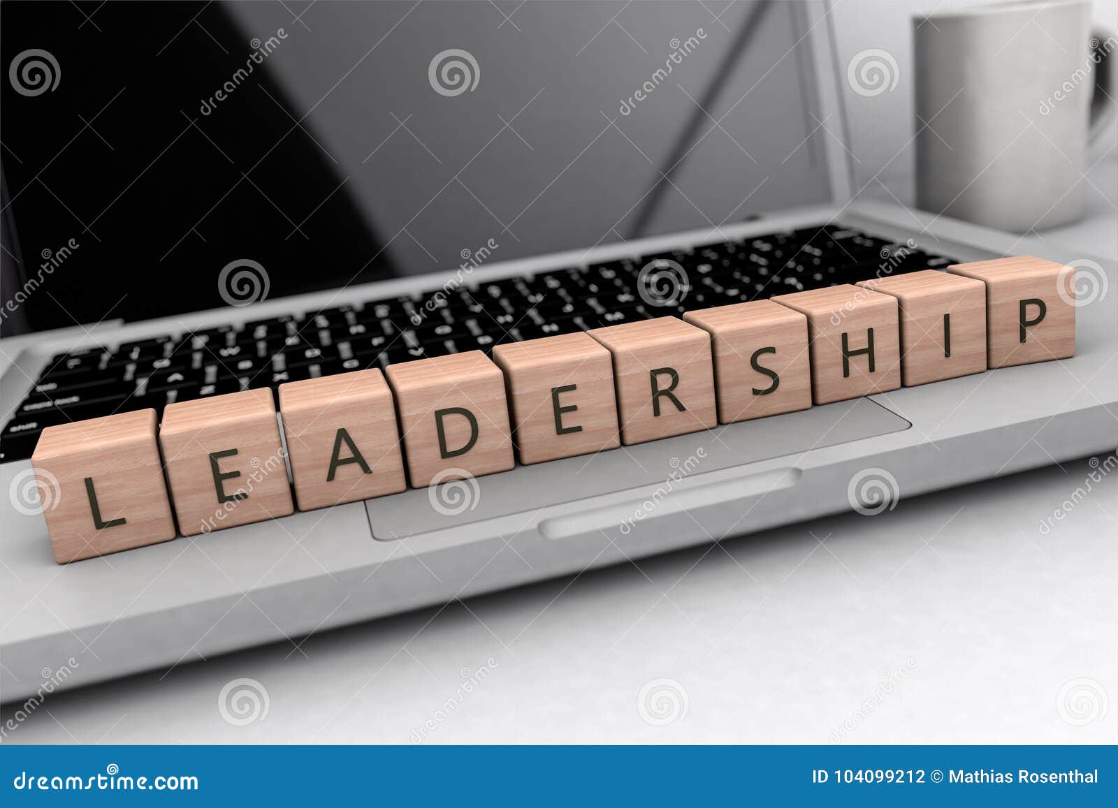 Leadership text concept stock illustration. Illustration of crowd ...