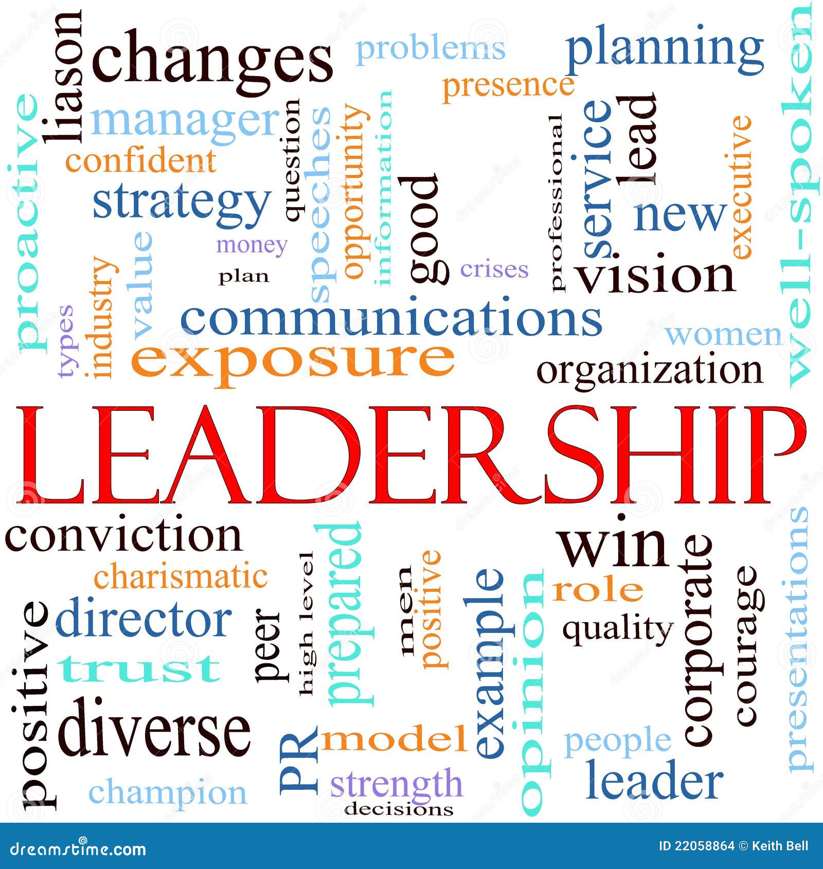 Leadership Word Concept Illustration Stock Images - Image: 22058864