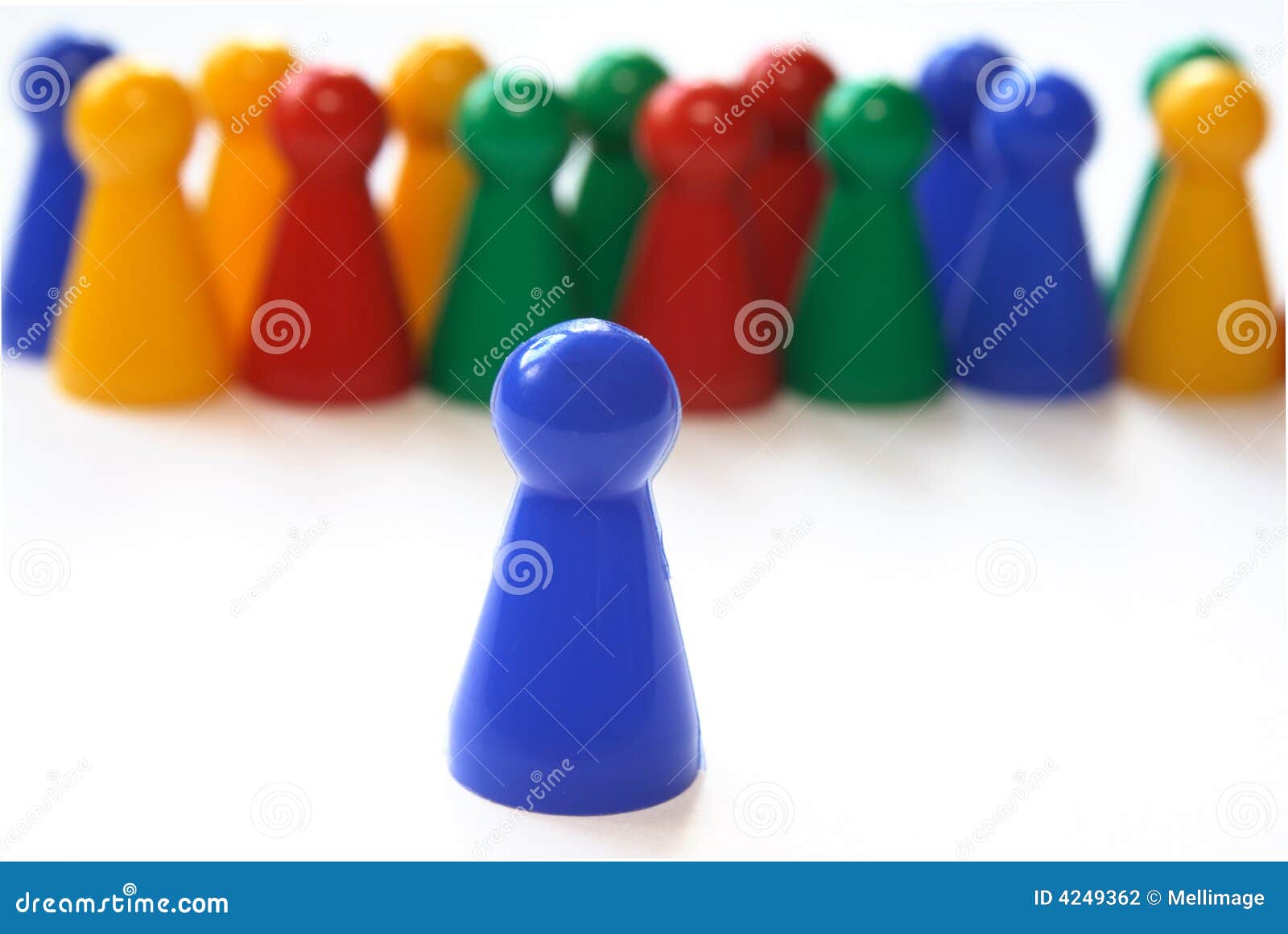 Leading stock photo. Image of groups, copy, concept, alone - 4249362
