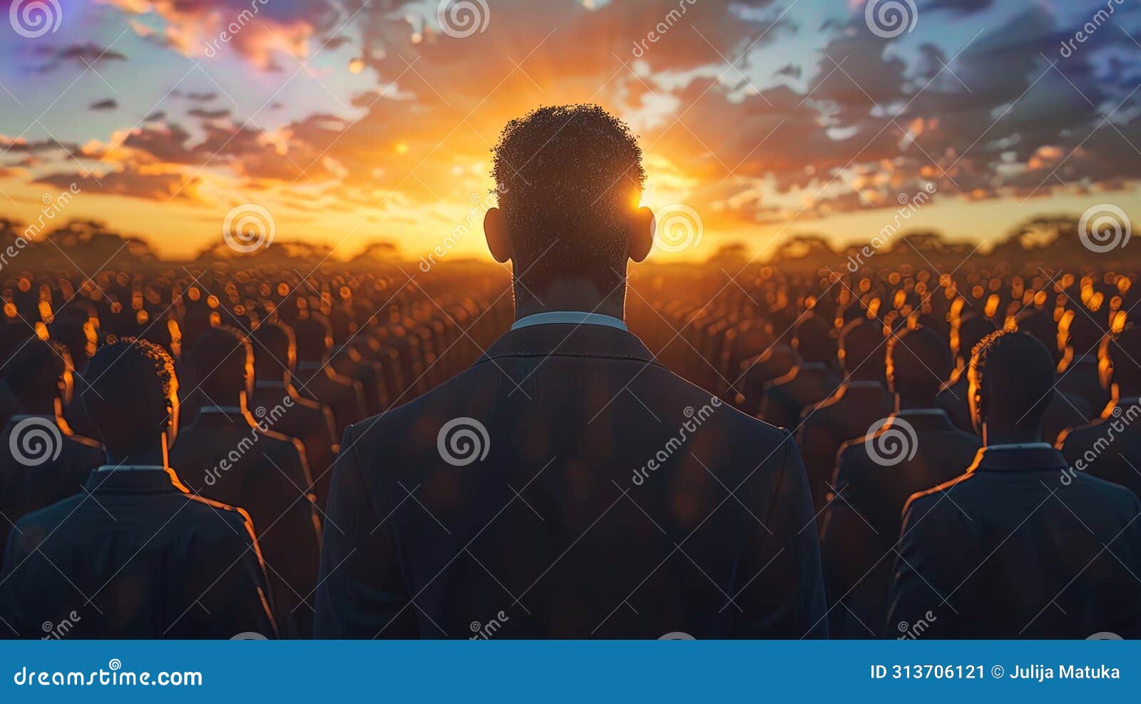 Leading by Example, a Successful Man Inspires and Empowers Others To ...