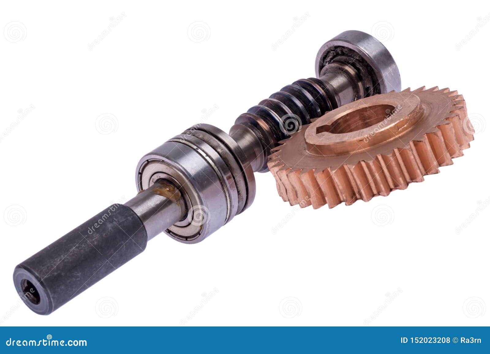 Leading Gear Wheel of Conic Type Stock Photo - Image of constituent ...