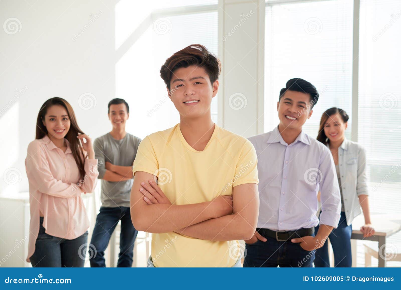 Leading a group stock image. Image of professional, leader - 102609005