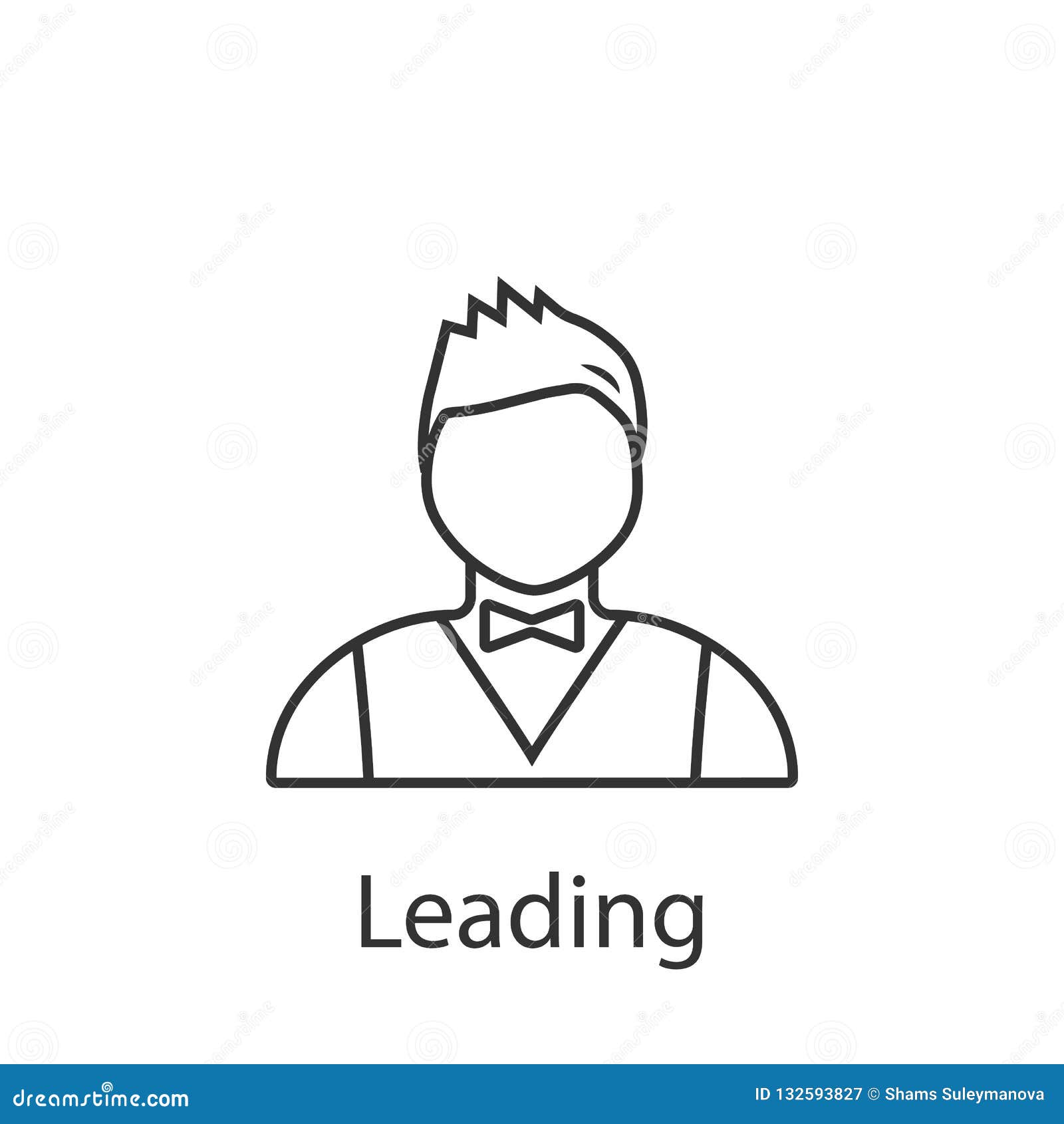 Leading Icon. Element of Profession Avatar Icon for Mobile Concept and ...