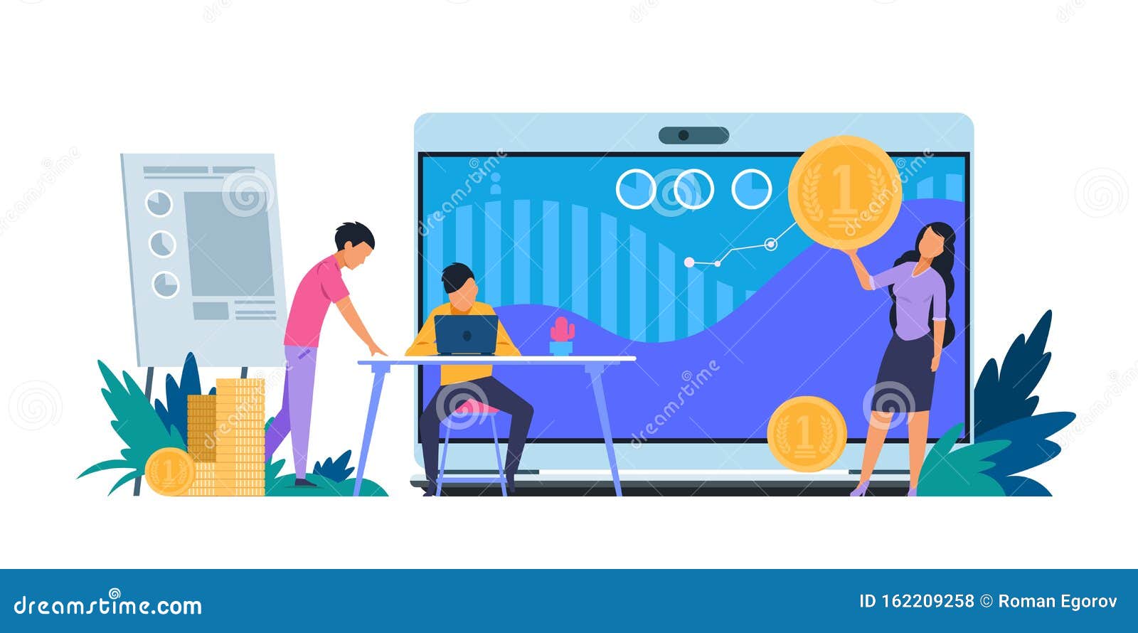 Vector Of Customers Switching From Offline To Online Shopping ... Vector Of Customers Switching From Offline To Online Shopping ...