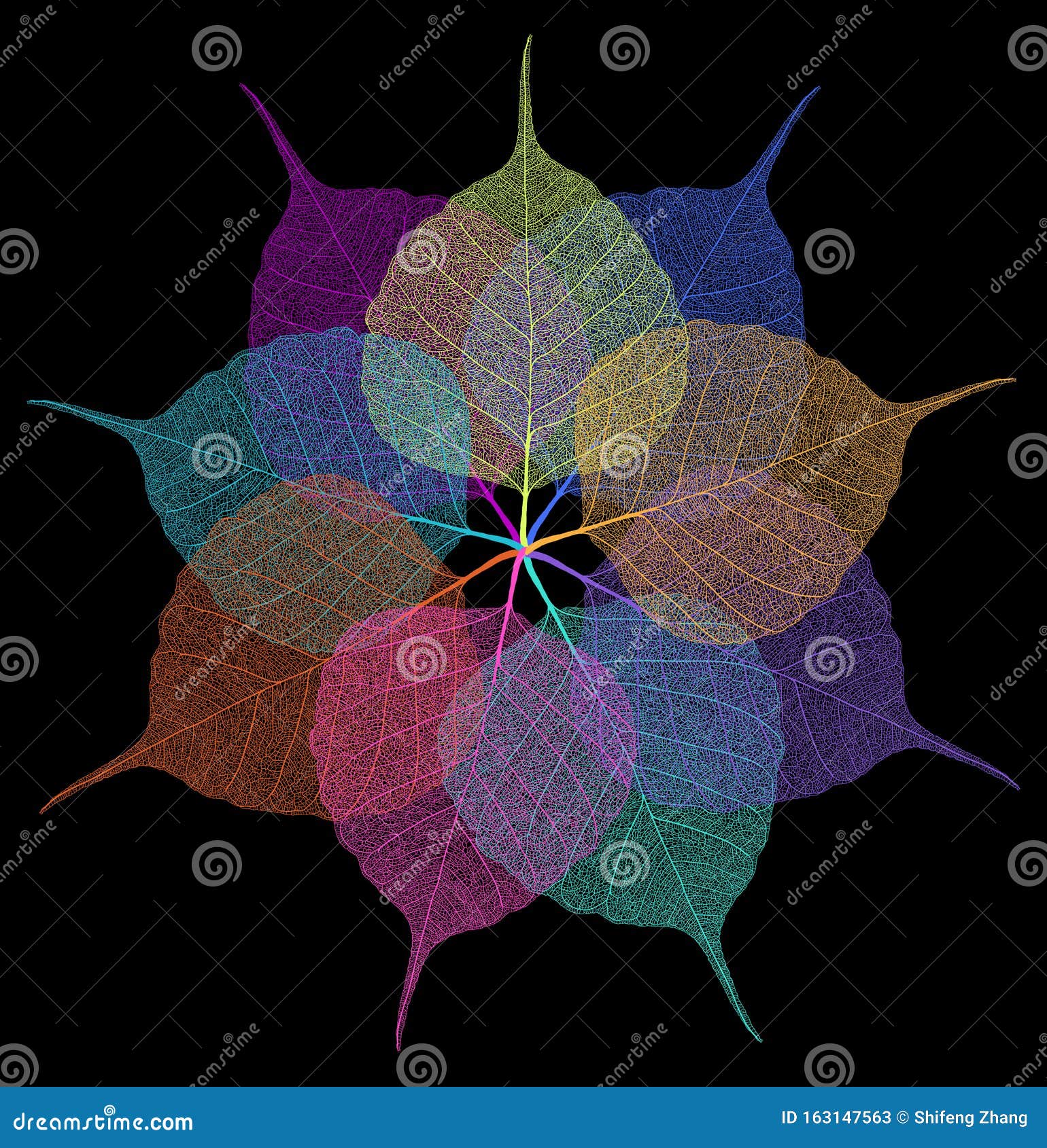 Leaf abstract background stock illustration. Illustration of abstract ...