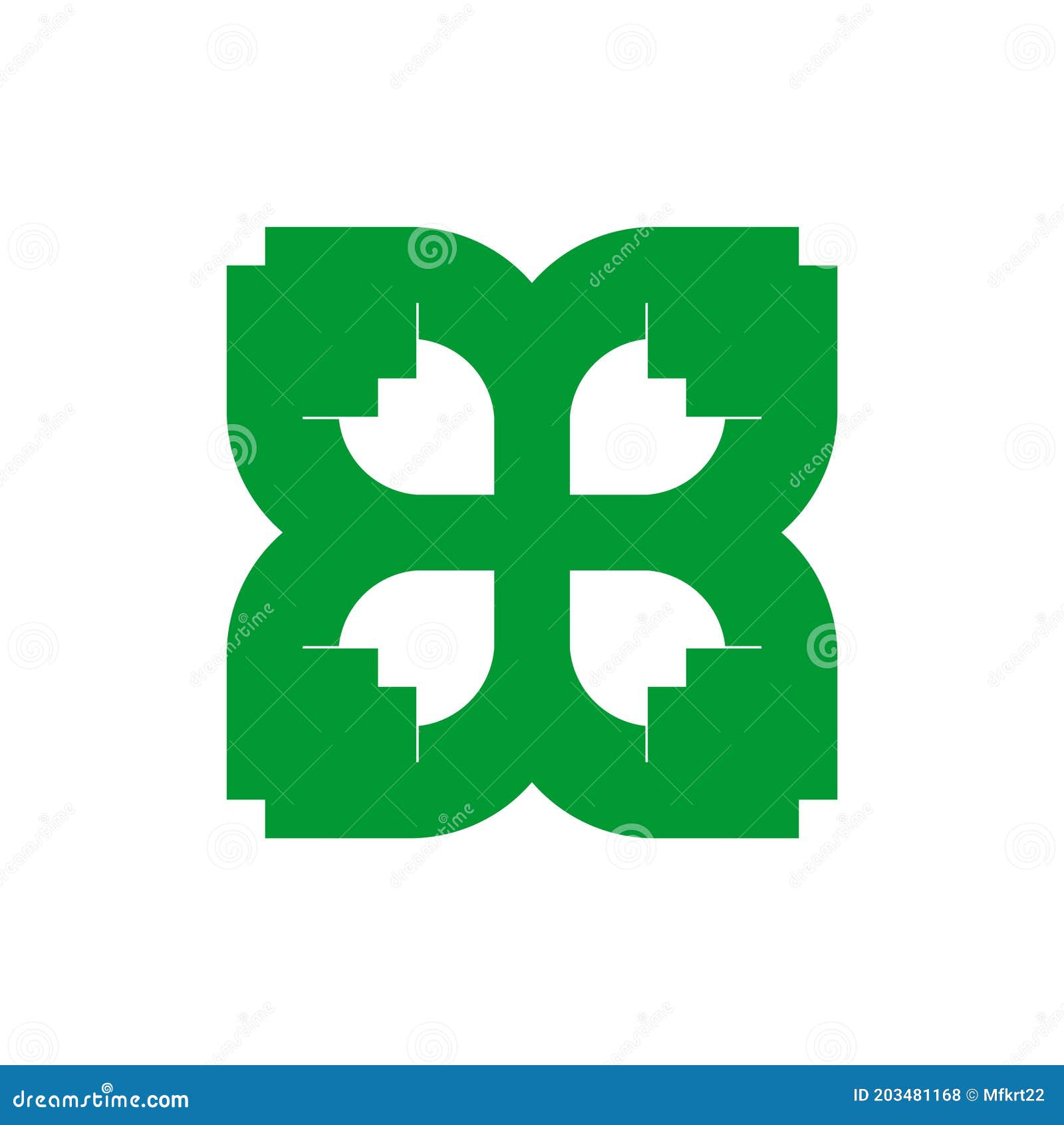 Leaf Abstract Nature Clover Element Icon Symbol Design Stock Vector ...