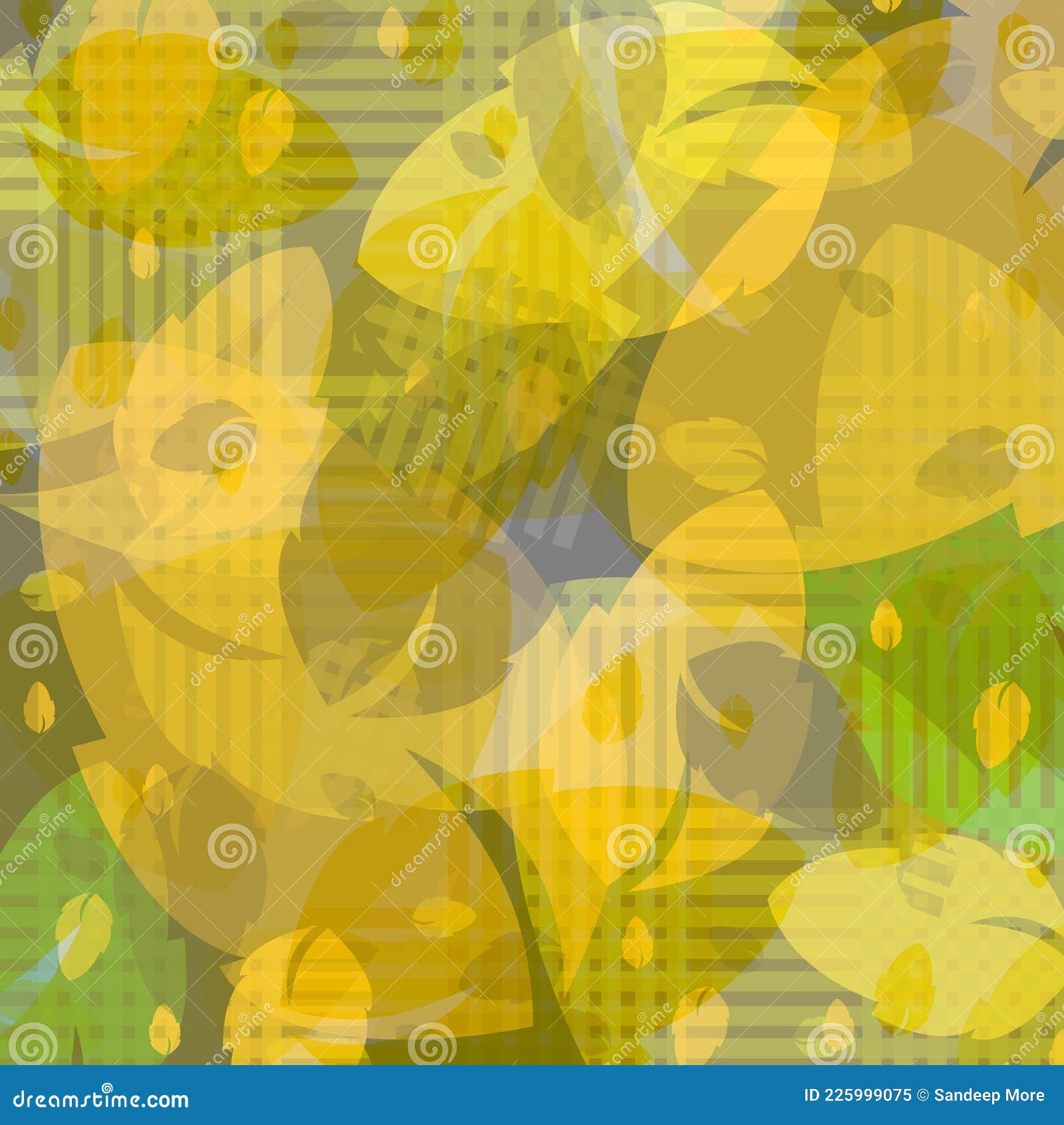 Leaf Abstract Yellow Background Modern Design Stock Illustration ...