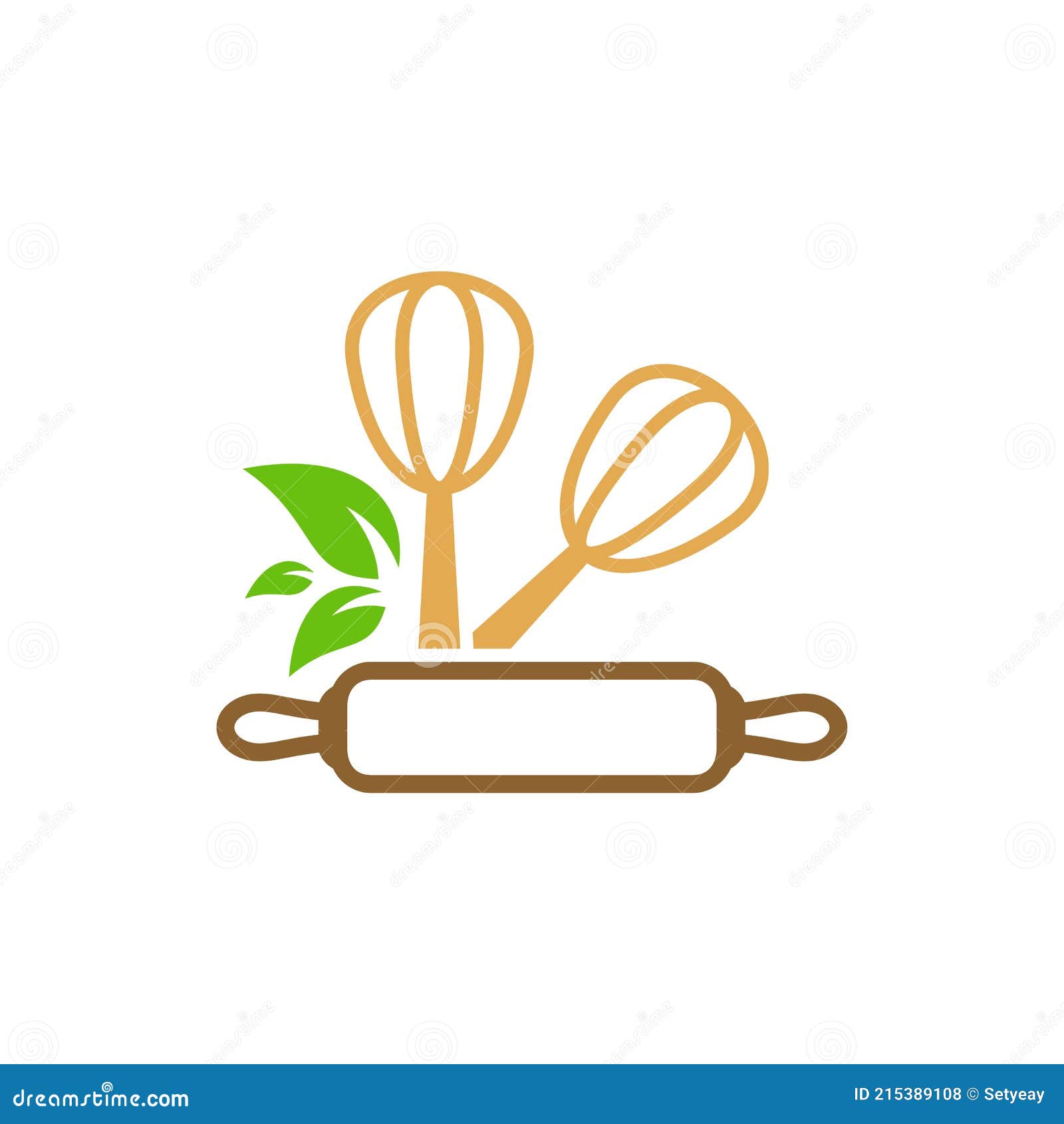 Leaf Bakery Logo Design Vector Illustration, Creative Bakery Logo ...