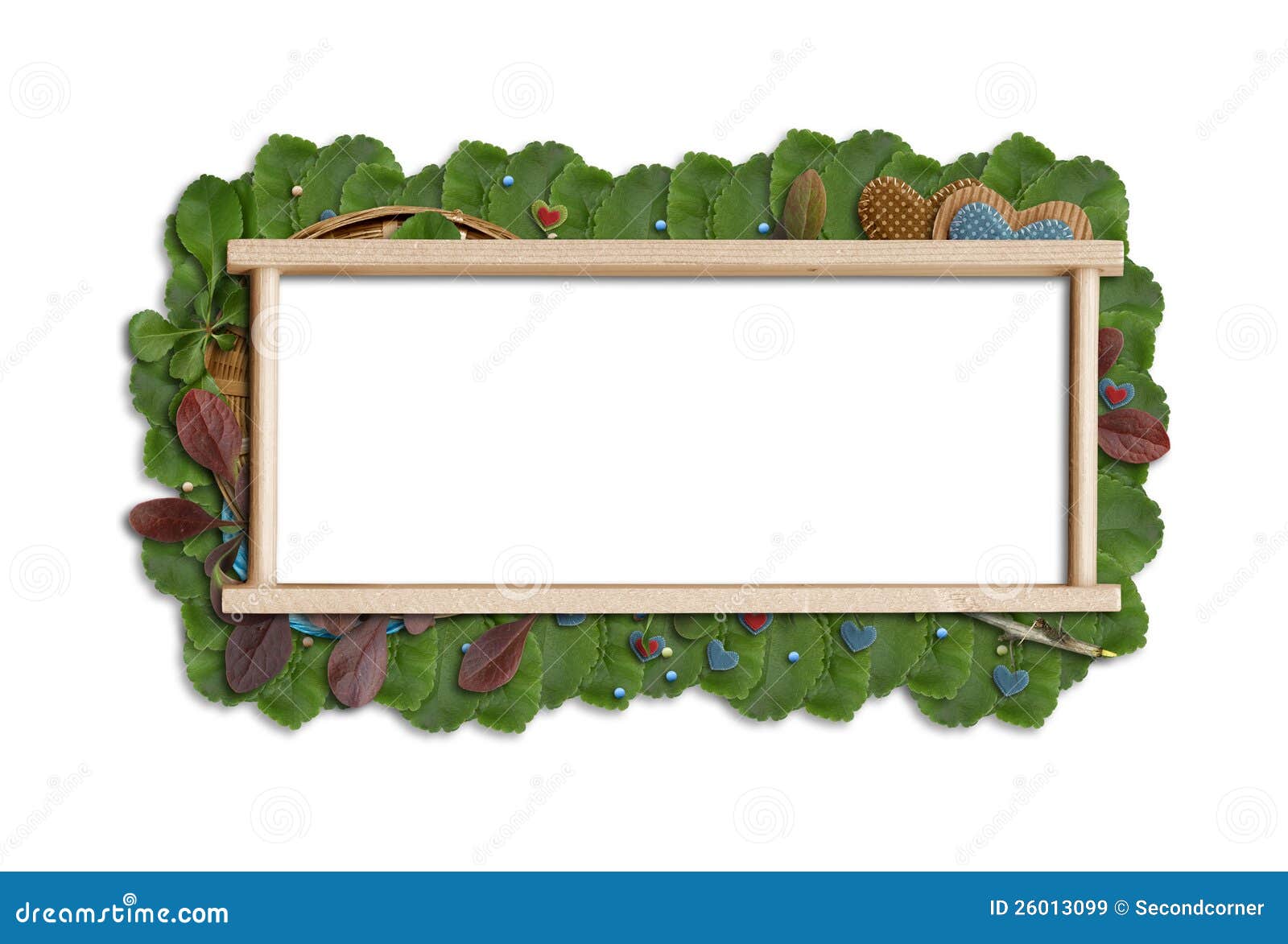 Leaf banner stock illustration. Illustration of nature - 26013099