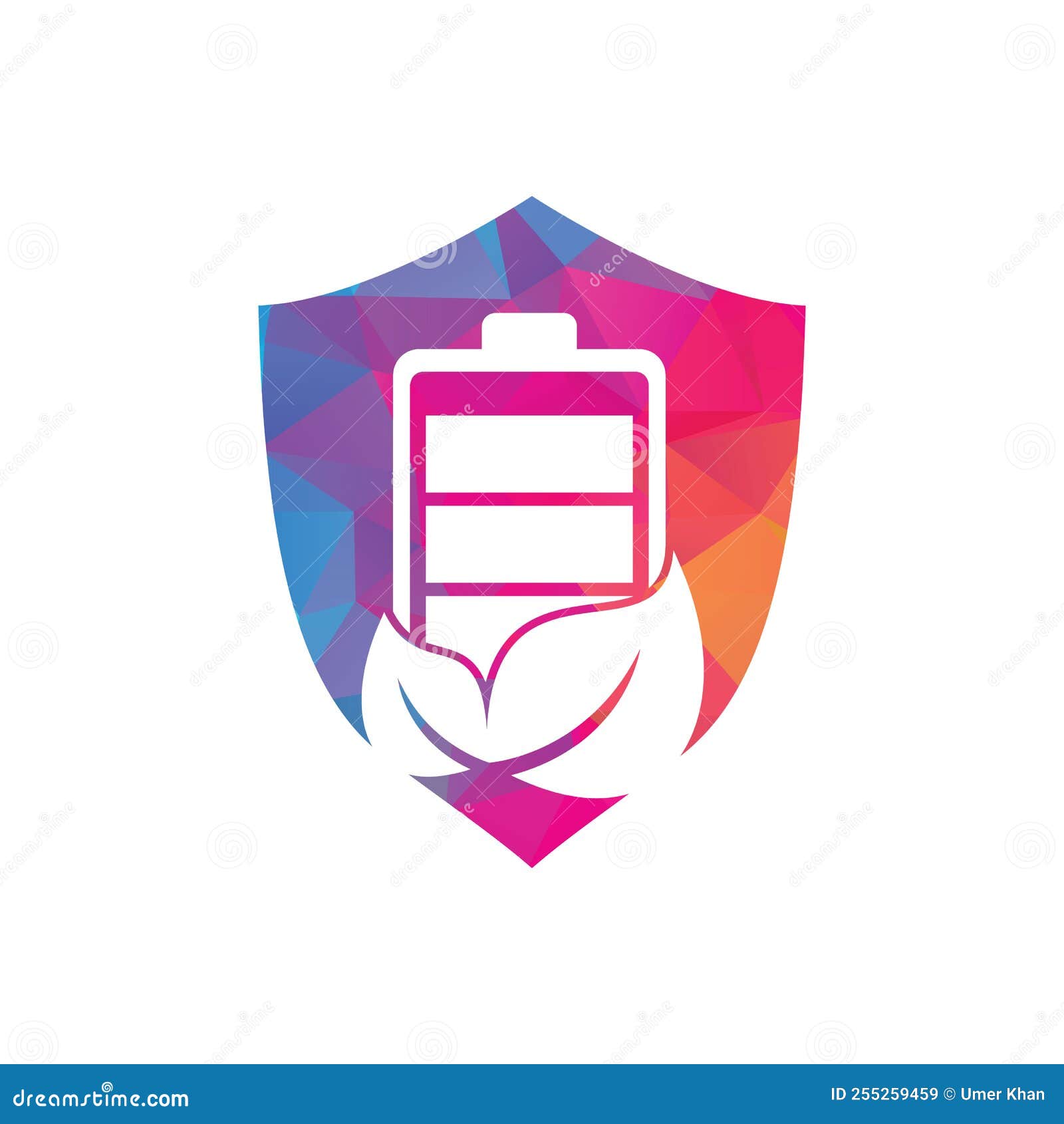 Leaf Battery Logo Design Vector Icon. Stock Vector - Illustration of ...