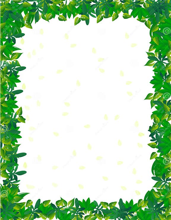 Leaf border stock vector. Illustration of layered, embellish - 20938794