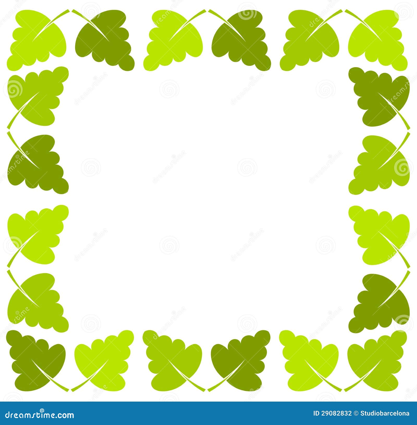Leaf border stock vector. Illustration of leaf, spring - 29082832