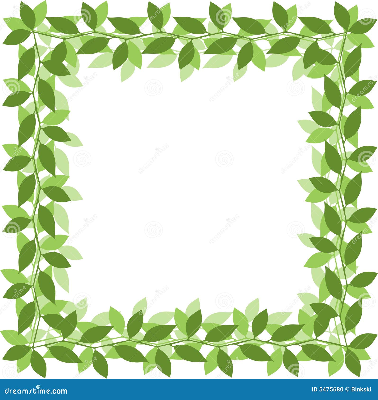 Leaf Border Stock Photo - Image: 5475680