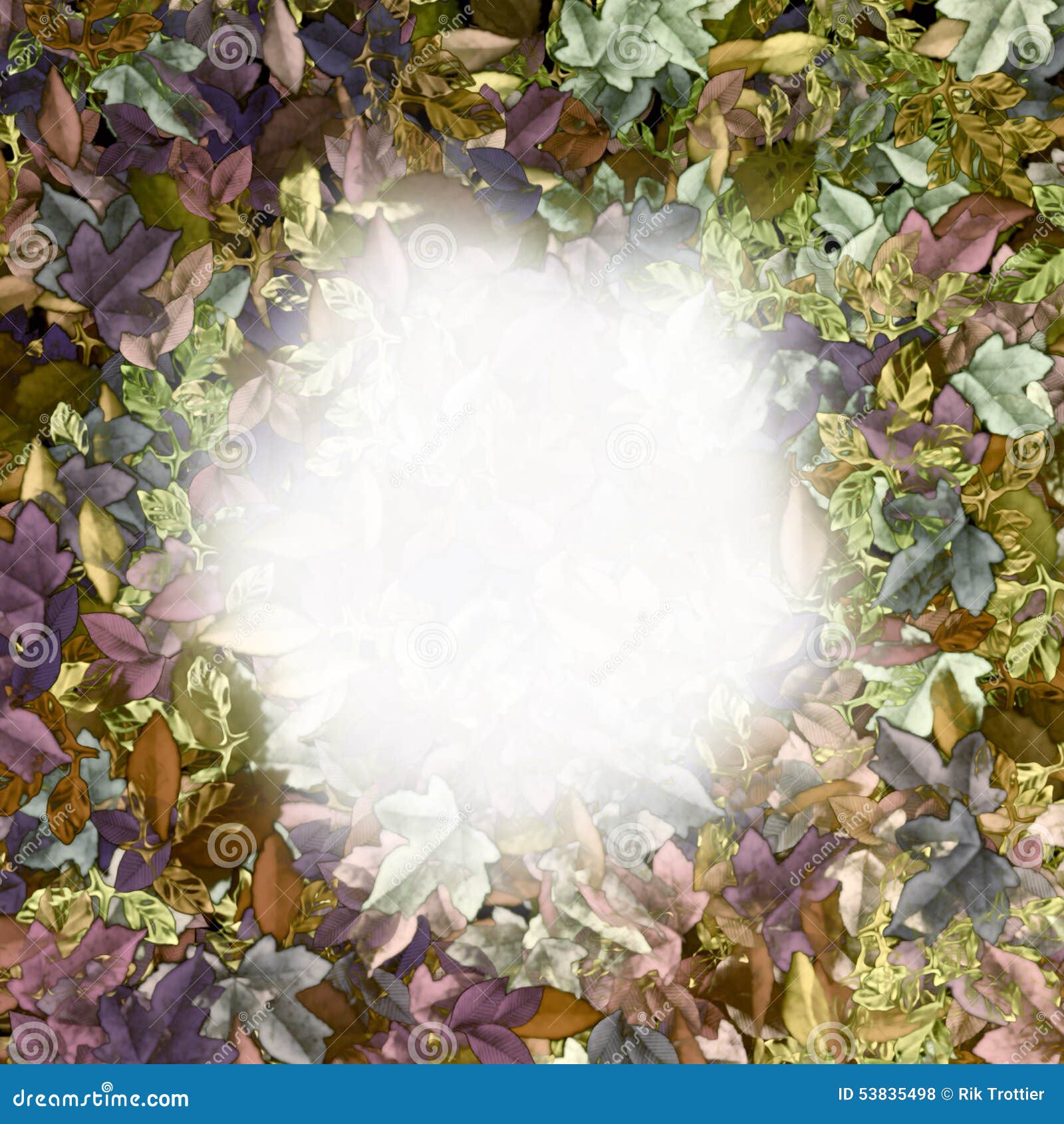 Leaf Border stock illustration. Illustration of sinkhole - 53835498