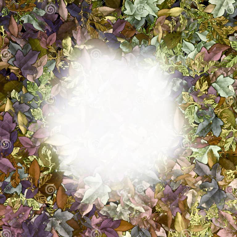 Leaf Border stock illustration. Illustration of sinkhole - 53835498