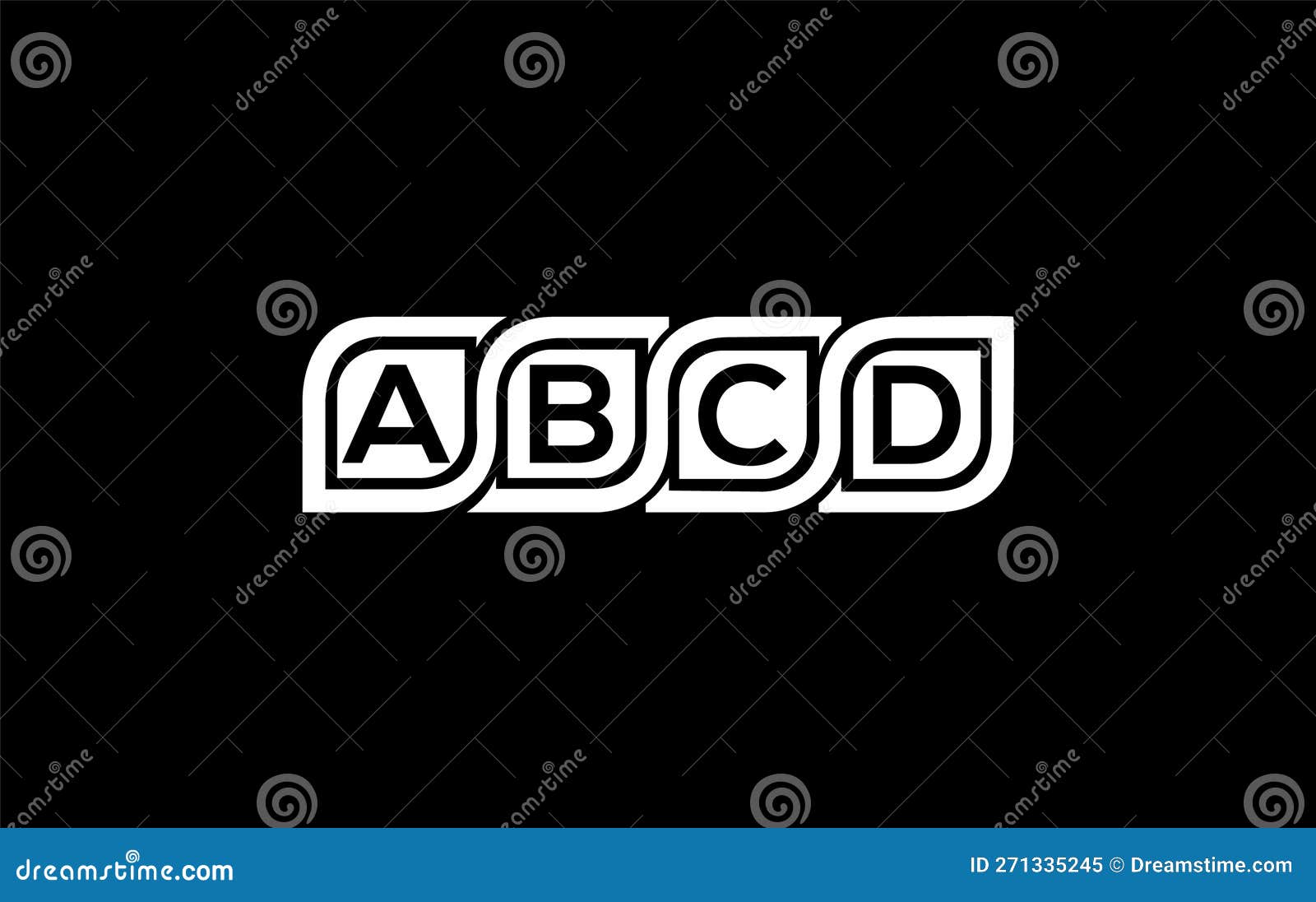 LOGO ABCD A TEMPLATE VECTOR Royalty-Free Stock Photography ...