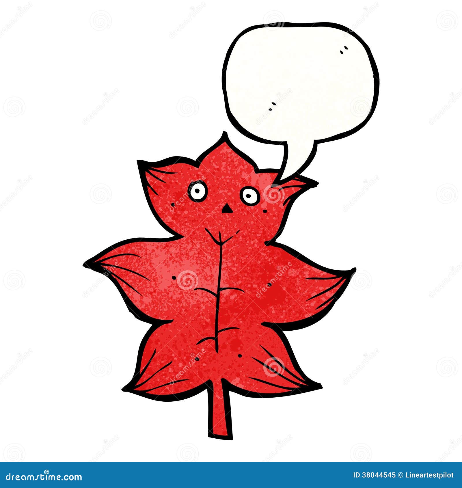 Leaf cartoon character stock vector. Illustration of funny - 38044545