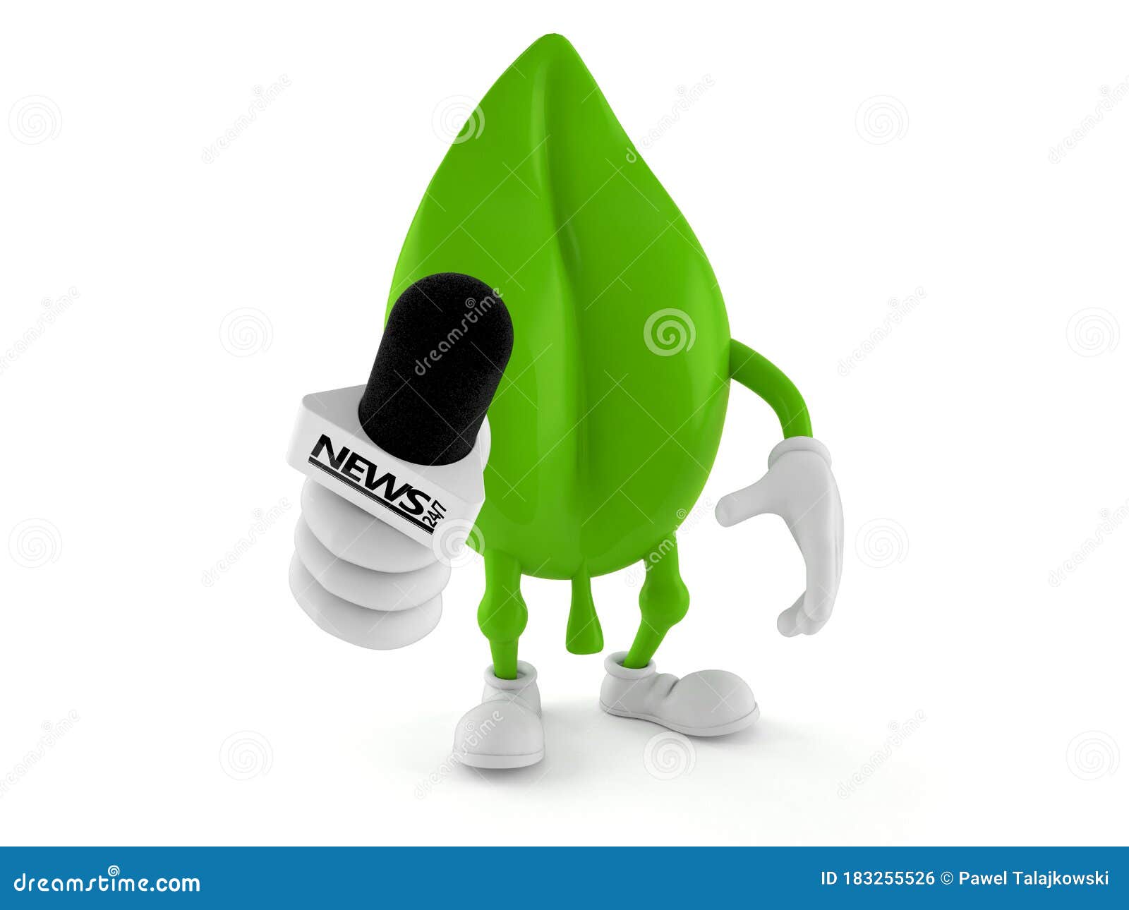 Oak Leaf Character With Angry Emotions, Grumpy Face, Furious Eyes, Arms ...