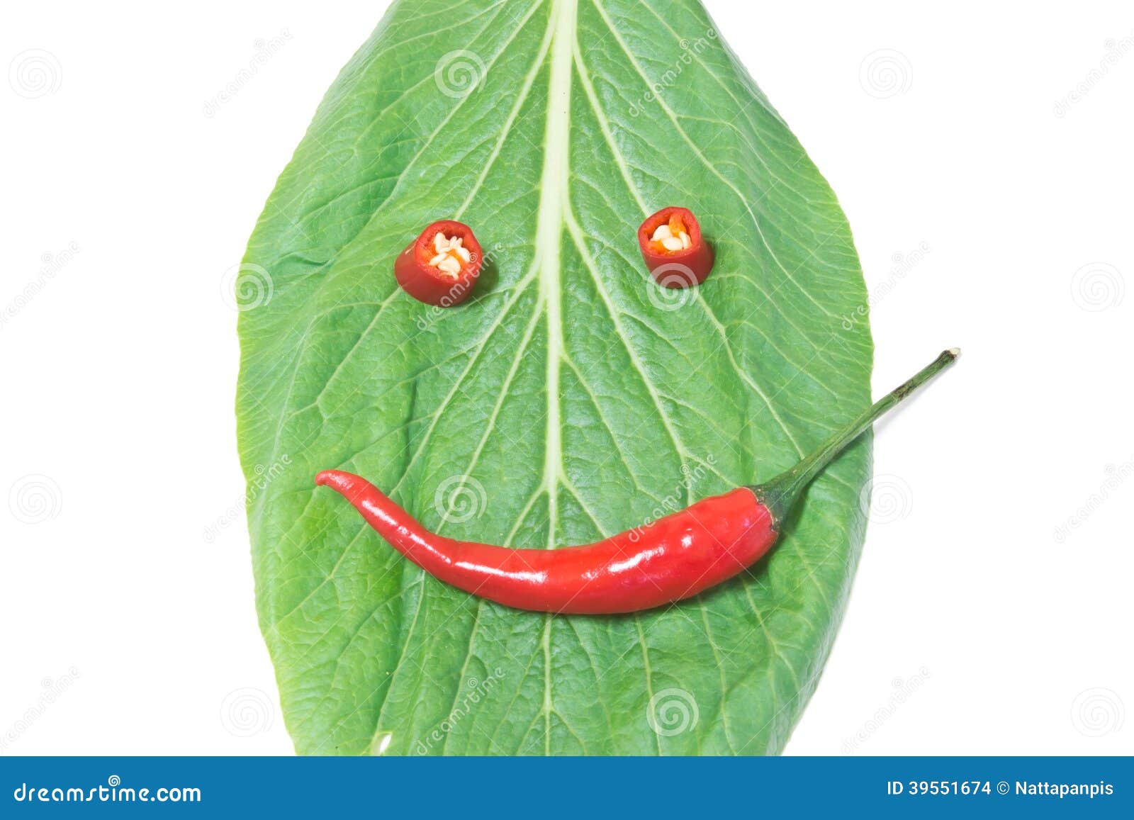 Leaf and chili, smile stock photo. Image of agriculture - 39551674