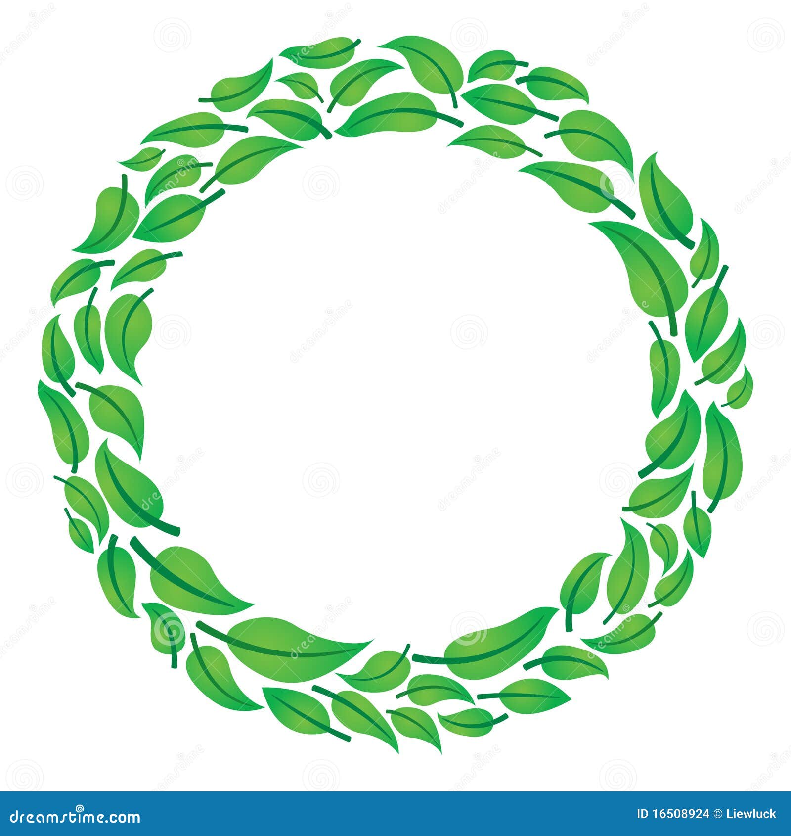 Leaf circle stock vector. Illustration of background - 16508924