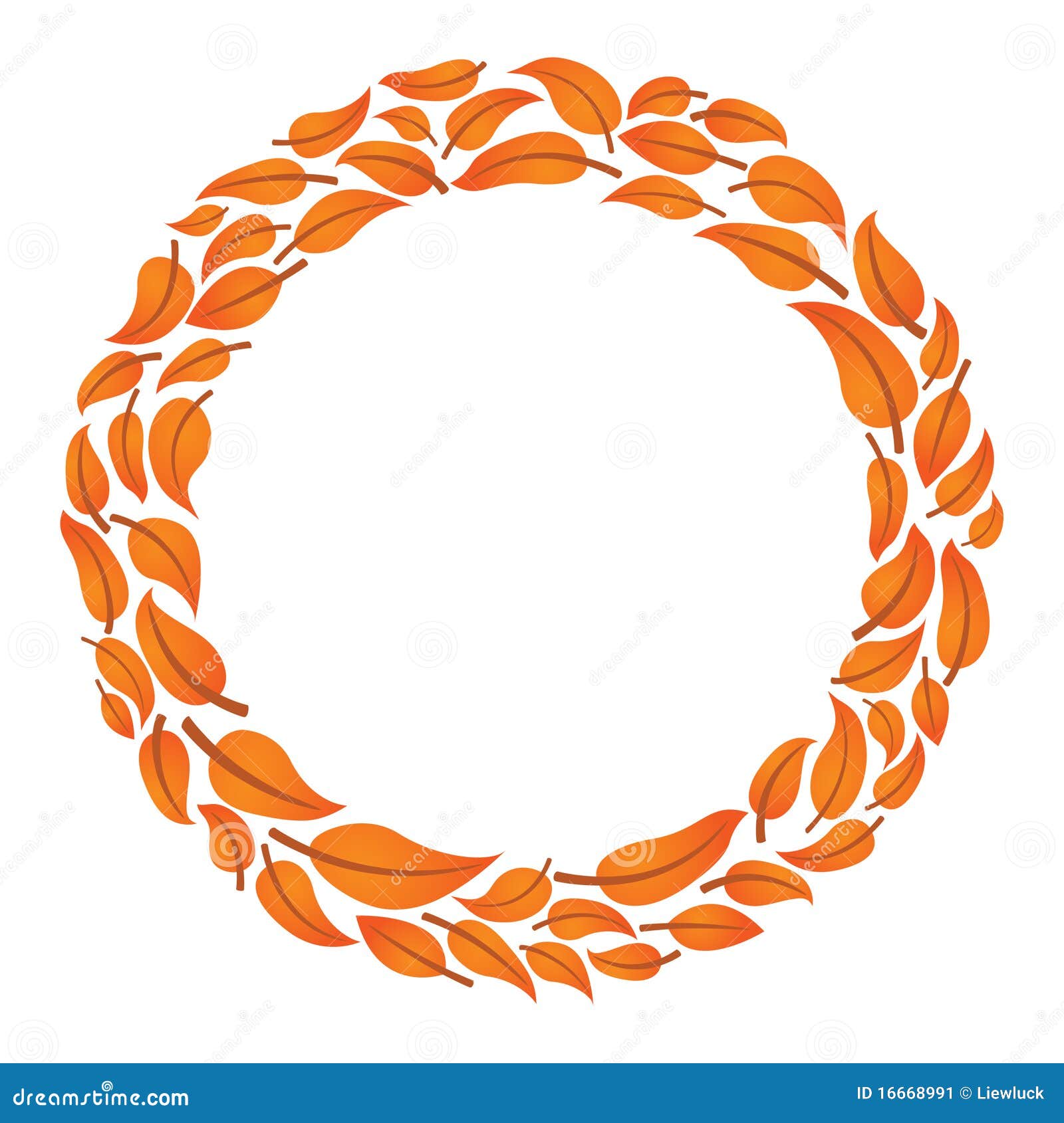 Leaf circle stock vector. Illustration of design, natural - 16668991