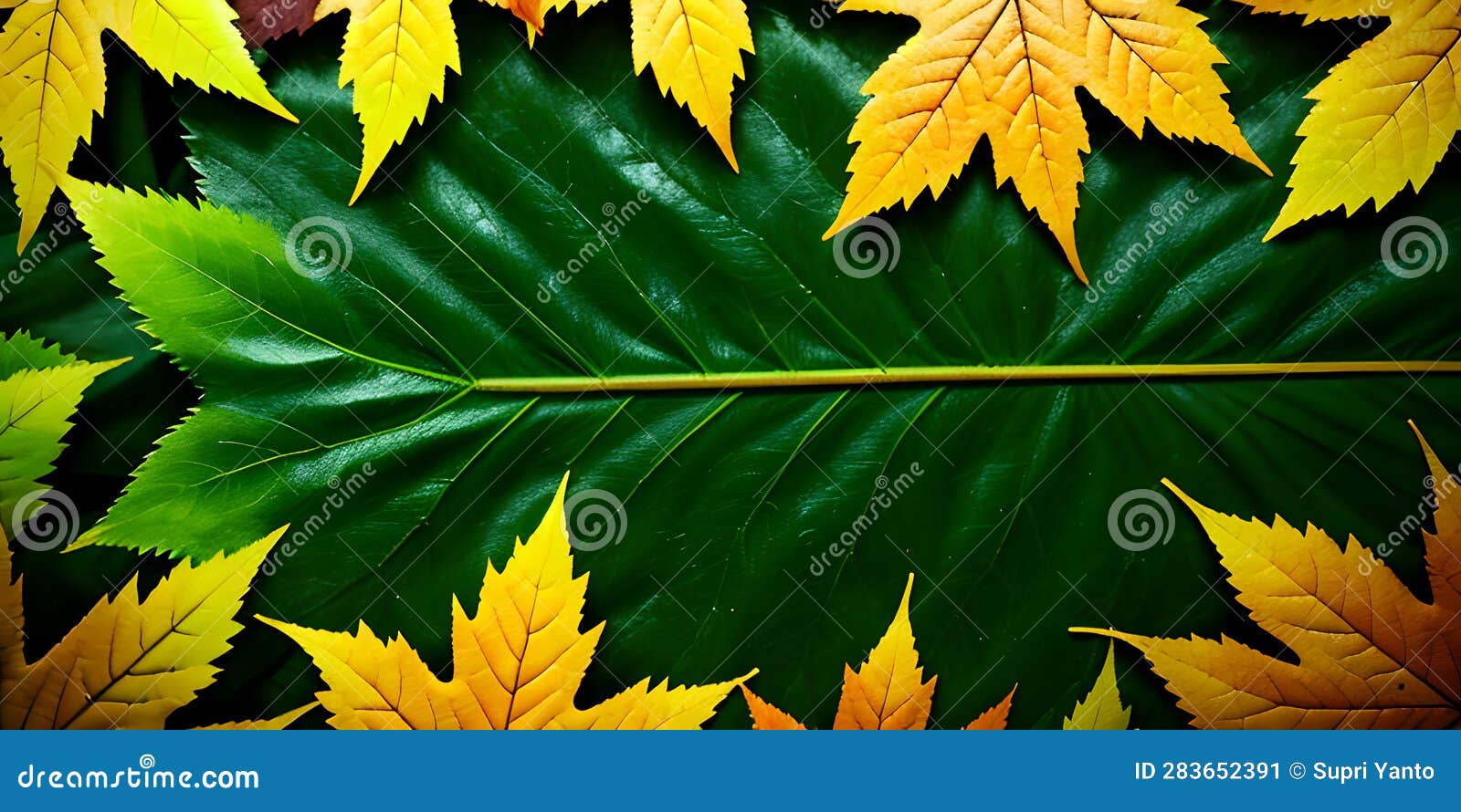 Leaf Concept Background Display Spring Summer Leaves Texture Detail ...