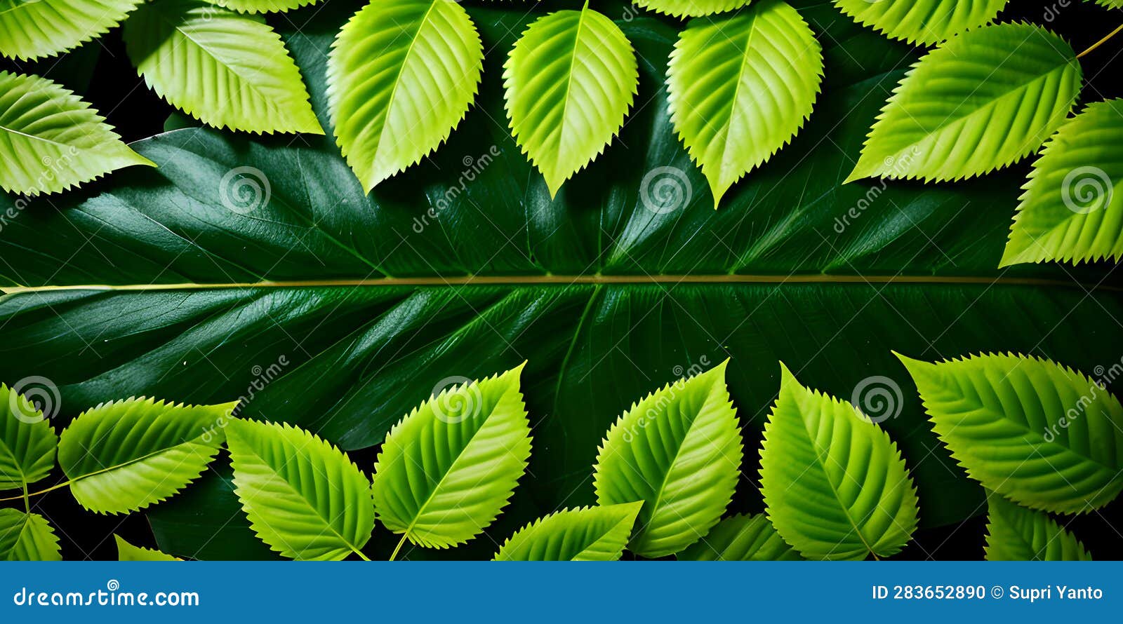 Leaf Concept Background Display Spring Summer Leaves Texture Detail ...