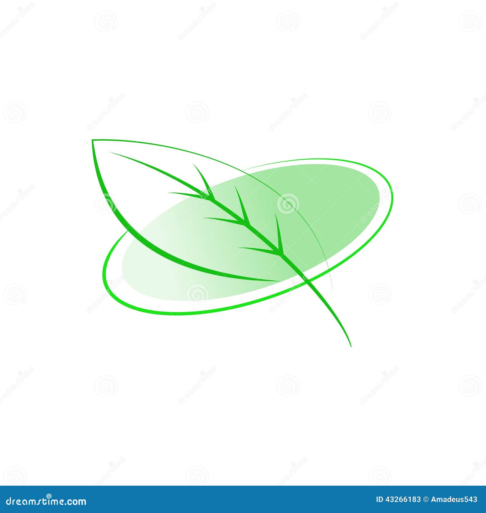 Leaf design element stock vector. Illustration of icon - 43266183